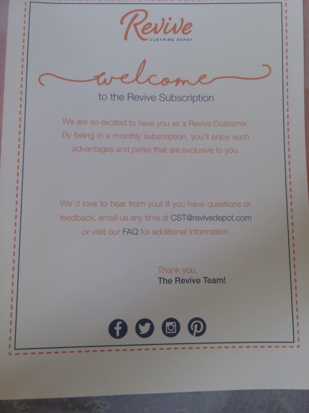 Revive Clothing Depot Subscription Box Review - July 2016 - Hello ...