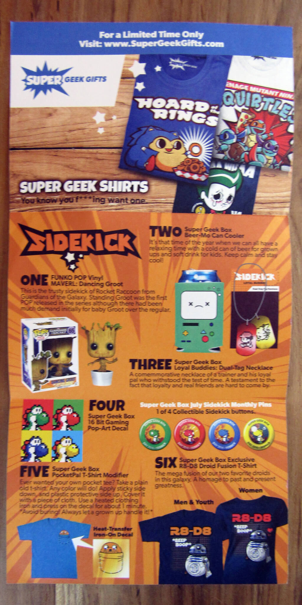 July 2016 Super Geek Box Subscription Box Review & Coupon - Hello ...