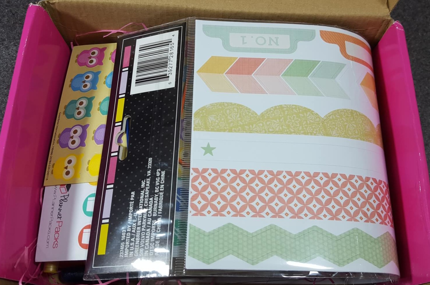 Planner Packs July 2016 Subscription Box Review & Coupon - Hello ...