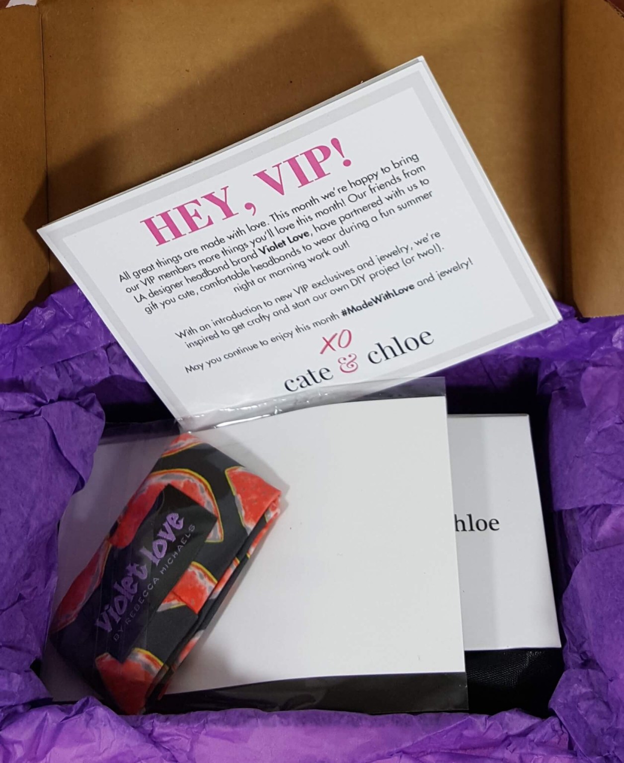 Cate & Chloe VIP Jewelry Subscription Box Review - August 2016 - Hello ...