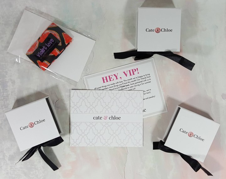 Cate & Chloe VIP Jewelry Subscription Box Review - August 2016 - hello ...