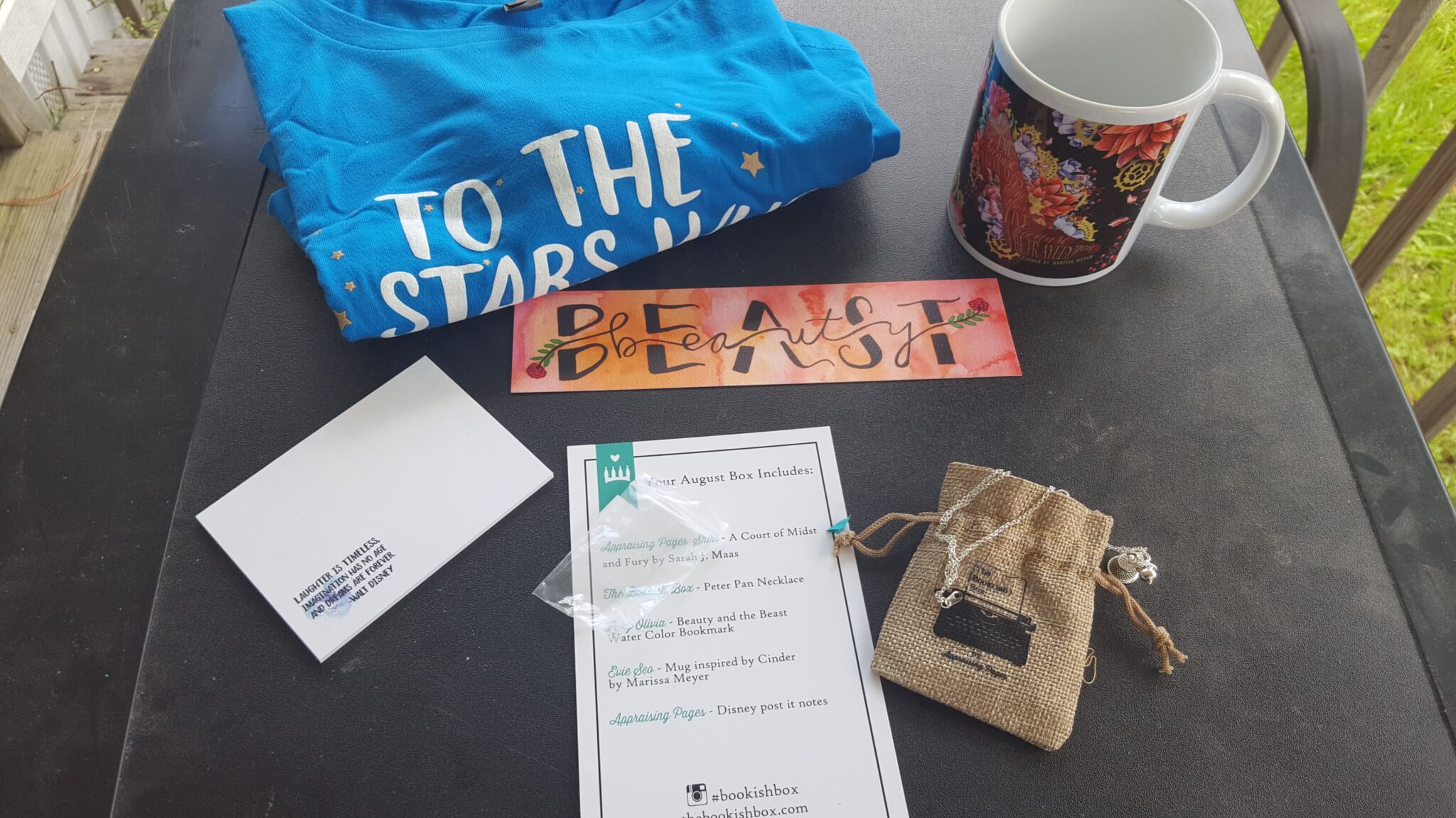 The Bookish Box August 2016 Subscription Box Review - Hello Subscription