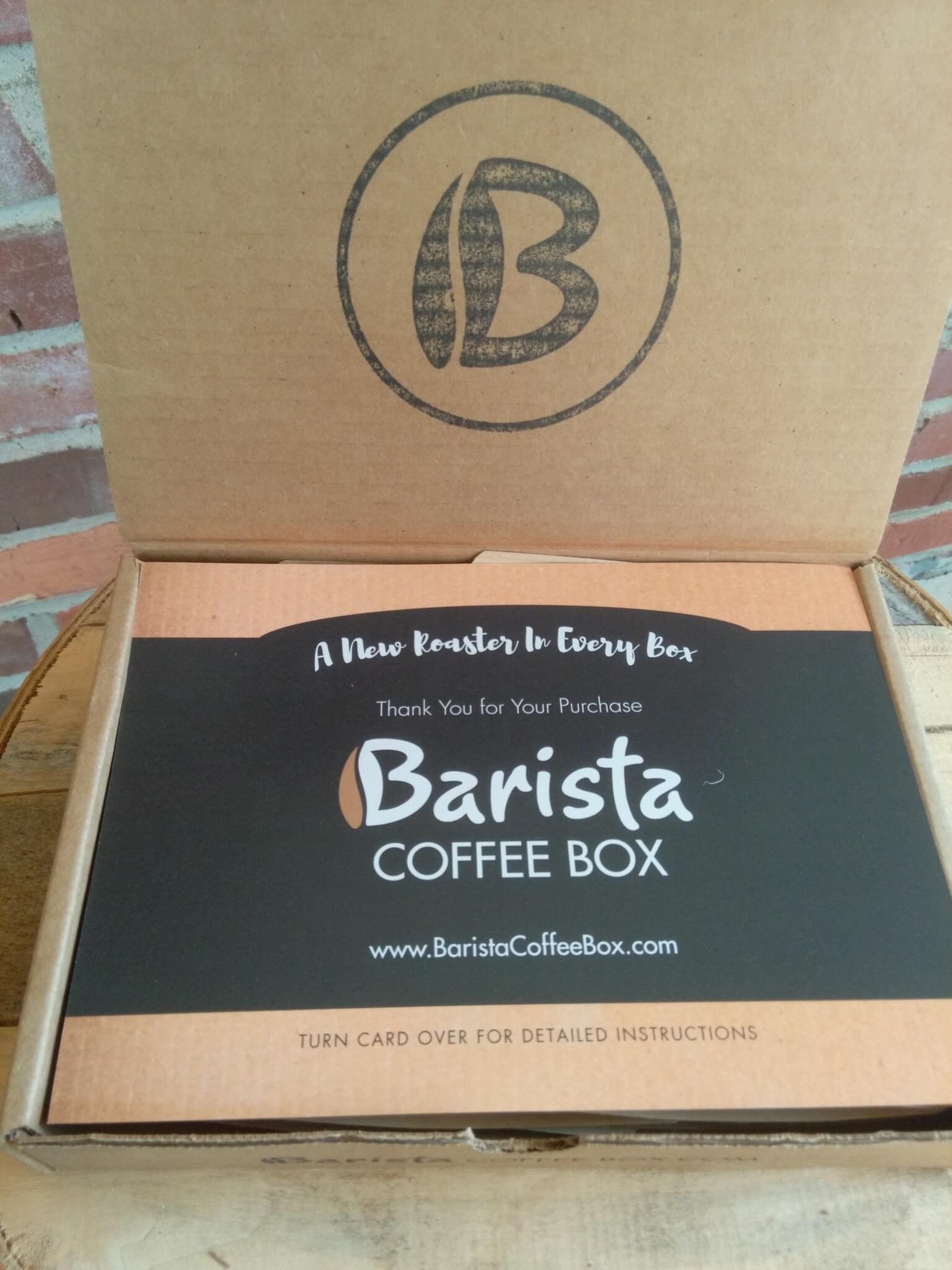 Barista Coffee Subscription Box Review- August 2016 - Hello Subscription
