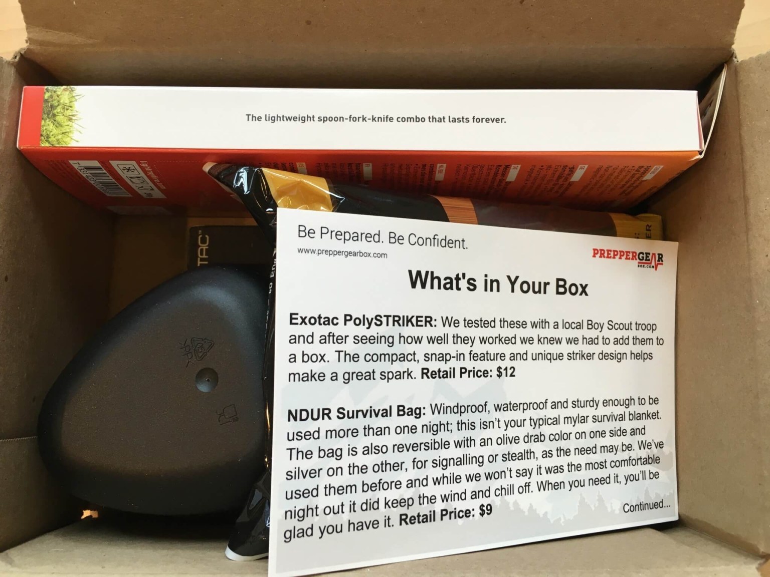 Prepper Gear Box August 2016 Subscription Box Review & Coupon - Hello ...