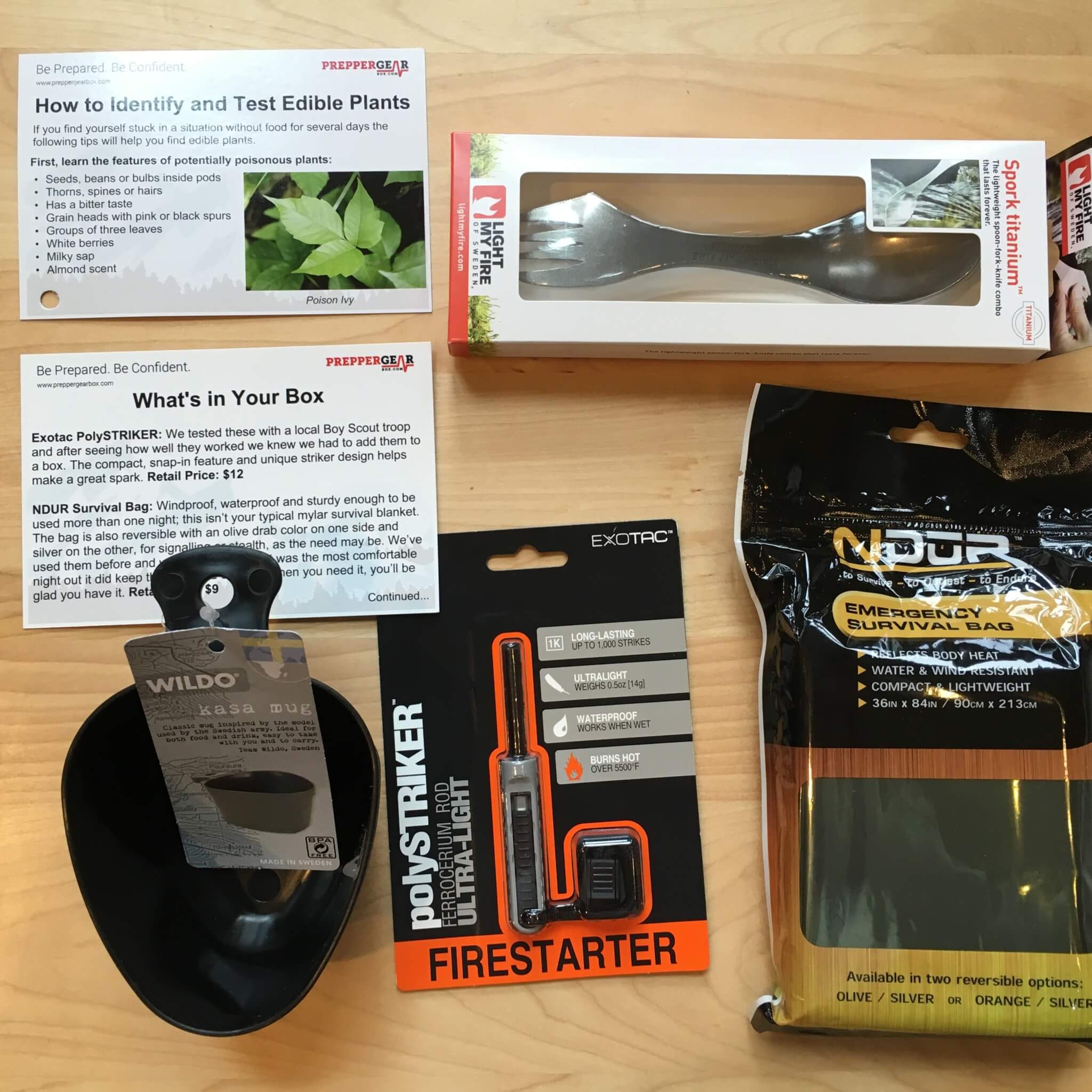 Prepper Gear Box August 2016 Subscription Box Review & Coupon - Hello ...