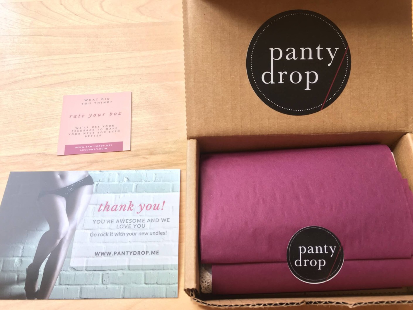 Panty Drop August 2016 Subscription Box Review & Coupon - Hello ...