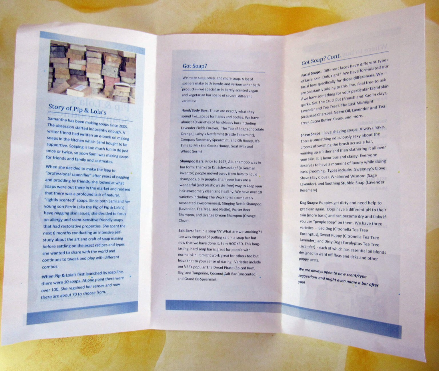 August 2016 Pip & Lola's Everything Homemade Soapy Subscription Box ...