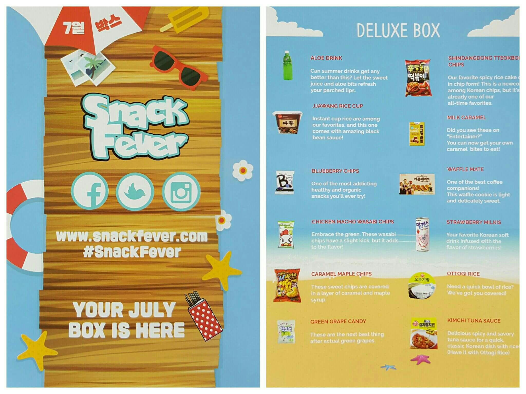 July 2016 Snack Fever One Year Anniversary Box Review + Coupon - Deluxe ...