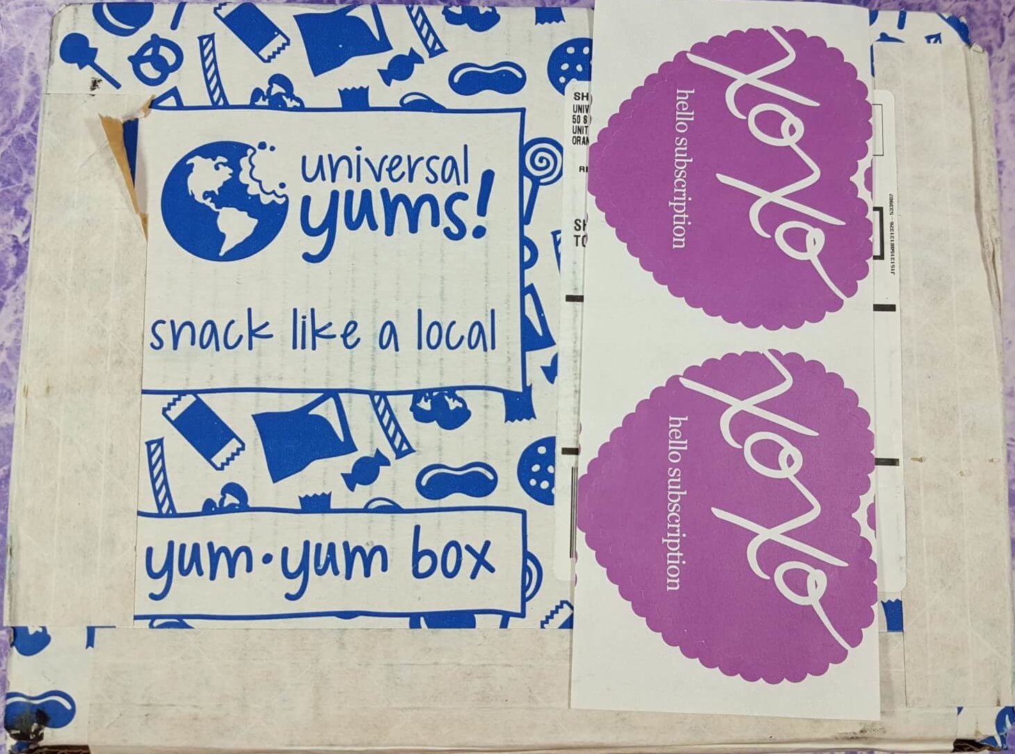 Universal Yums August 2016 Subscription Box Review - Brazil - Hello ...