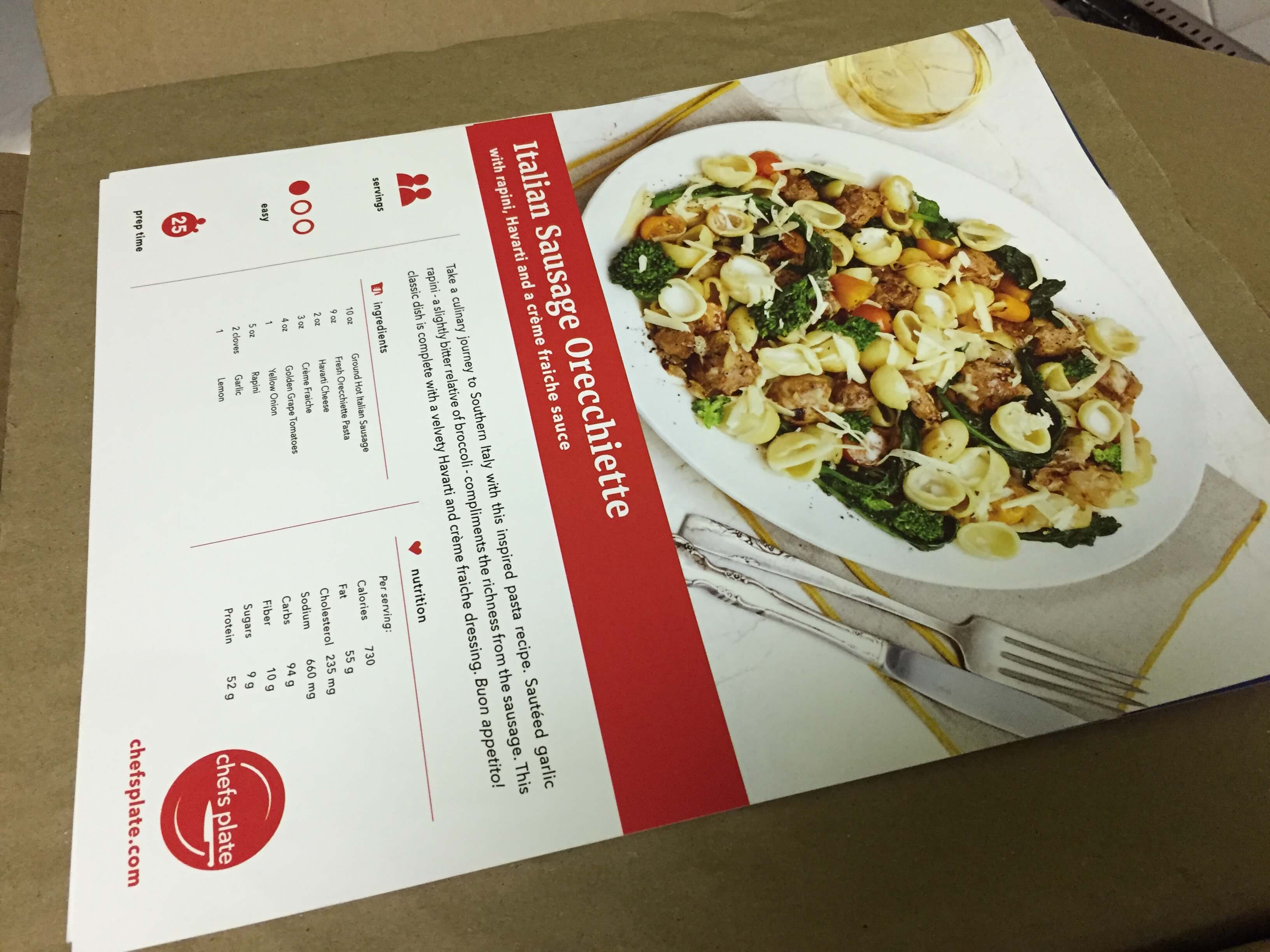 Chef’s Plate Subscription Box Review October 2016 + Coupon - Hello ...