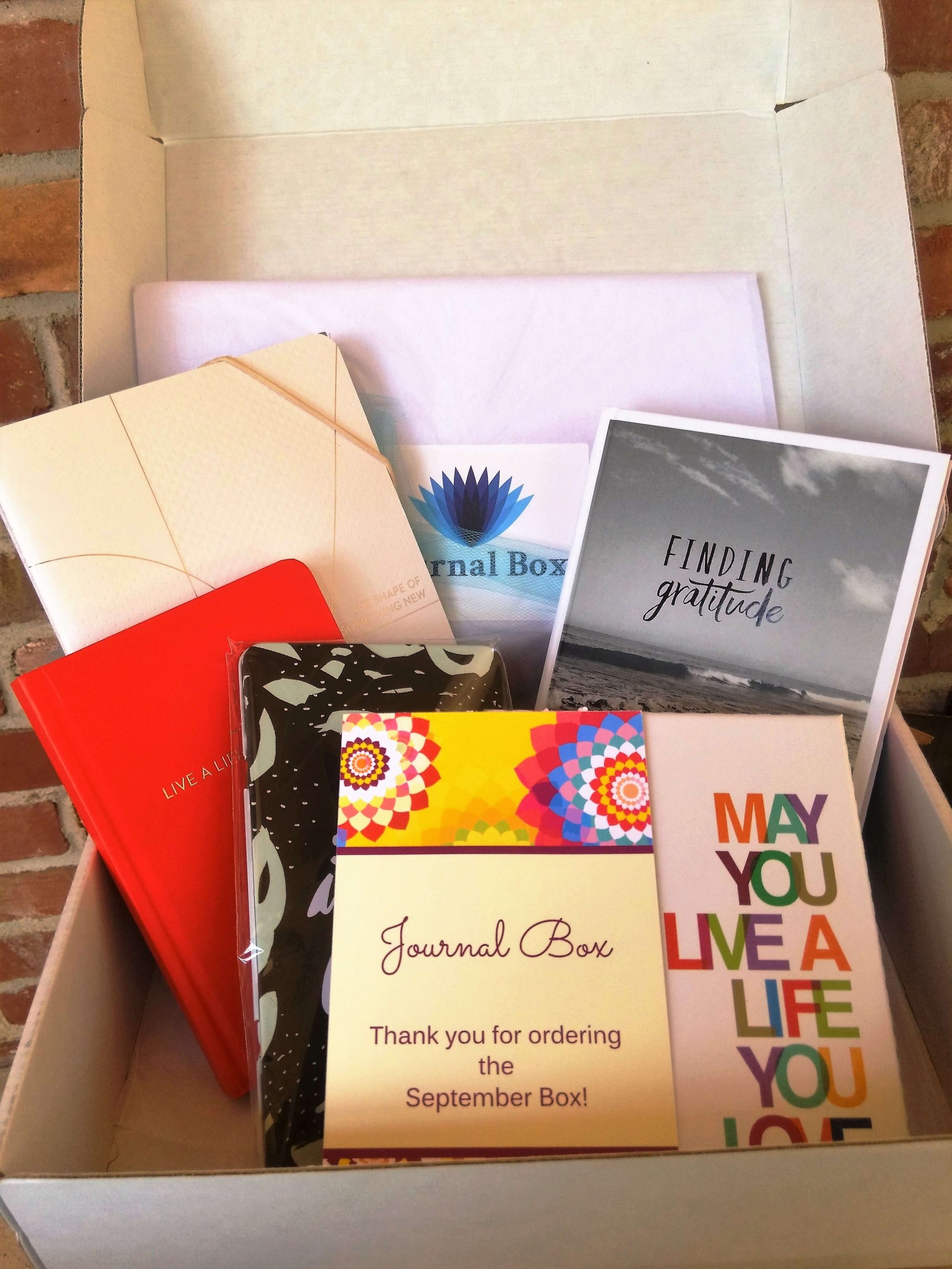 Journal Box Subscription Box Review + Coupon - September 2016 - Hello ...