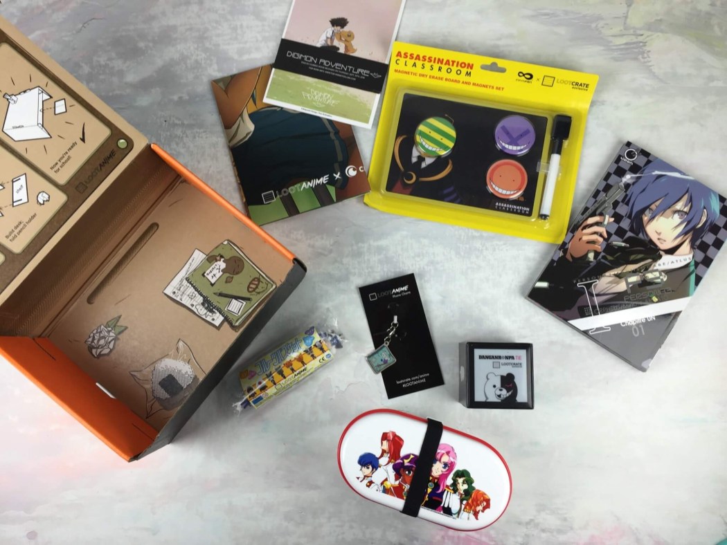 Loot Anime August 2016 Subscription Box Review & Coupons: BACK TO ...