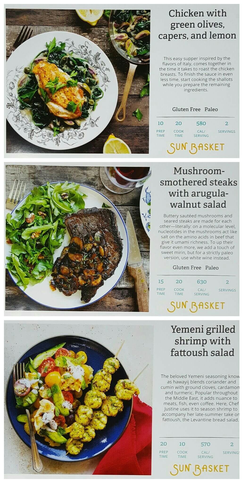 Sun Basket Review & $30 Coupon - September 2016 - Hello Subscription