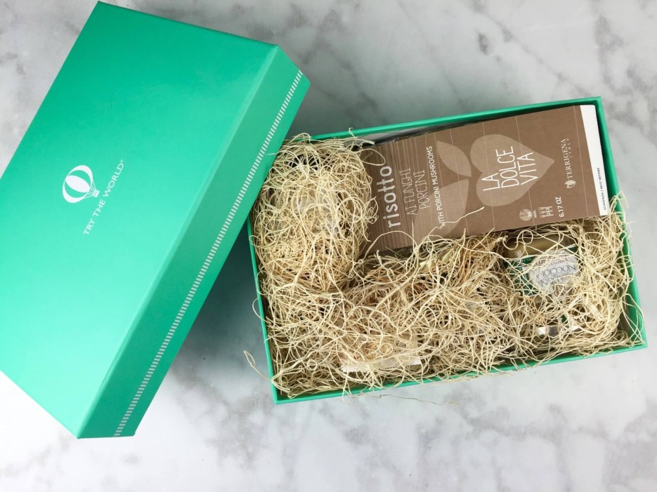 Try The World Box September 2016 Subscription Box Review - Italy ...