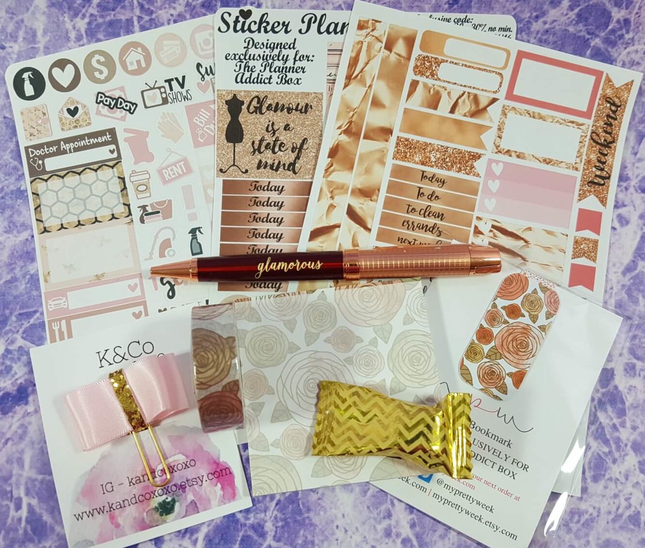 The Planner Addict Box September 2016 Subscription Box Review - Hello ...