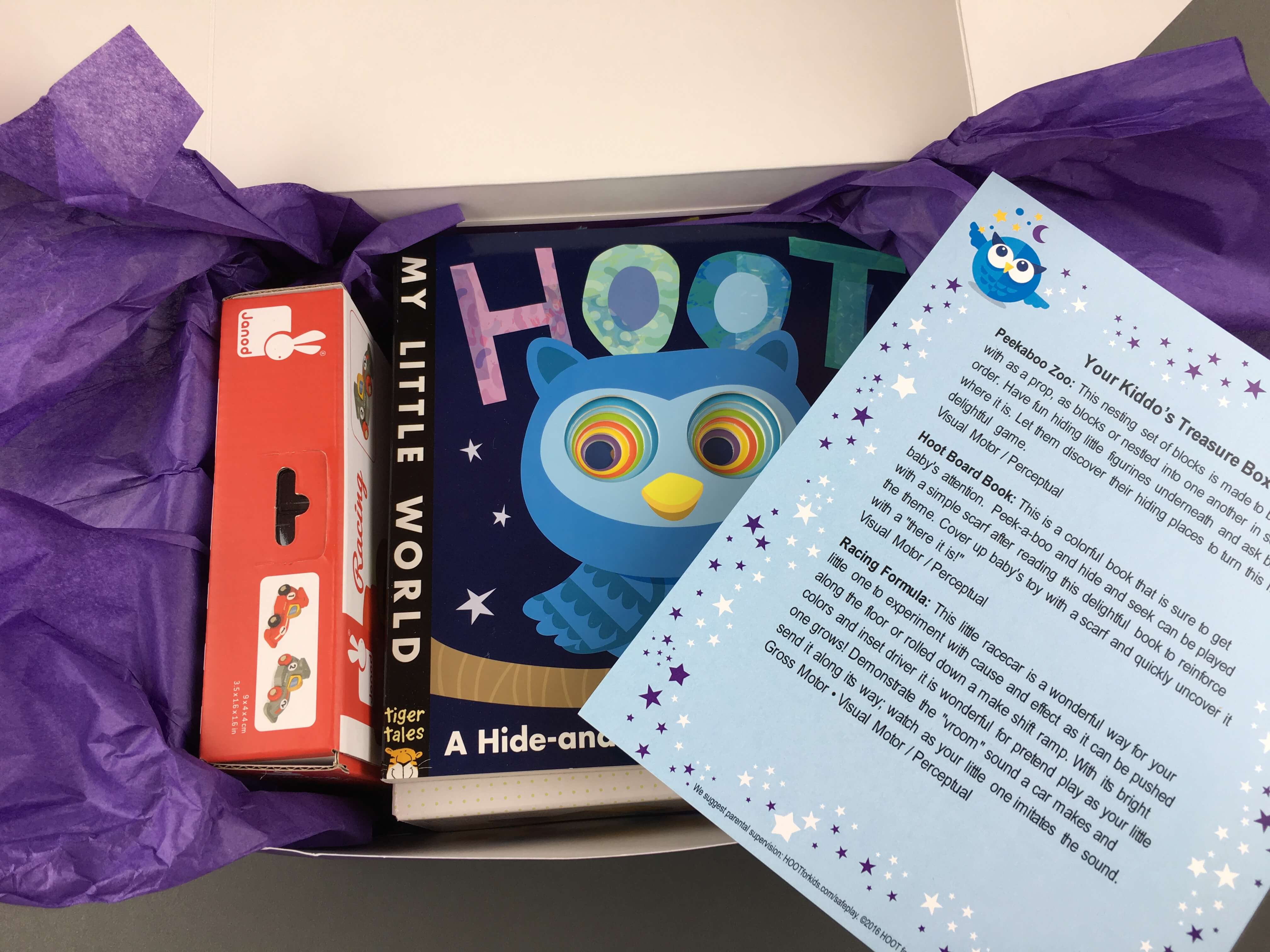 Hoot for Kids October 2016 Subscription Box Review - Hello Subscription