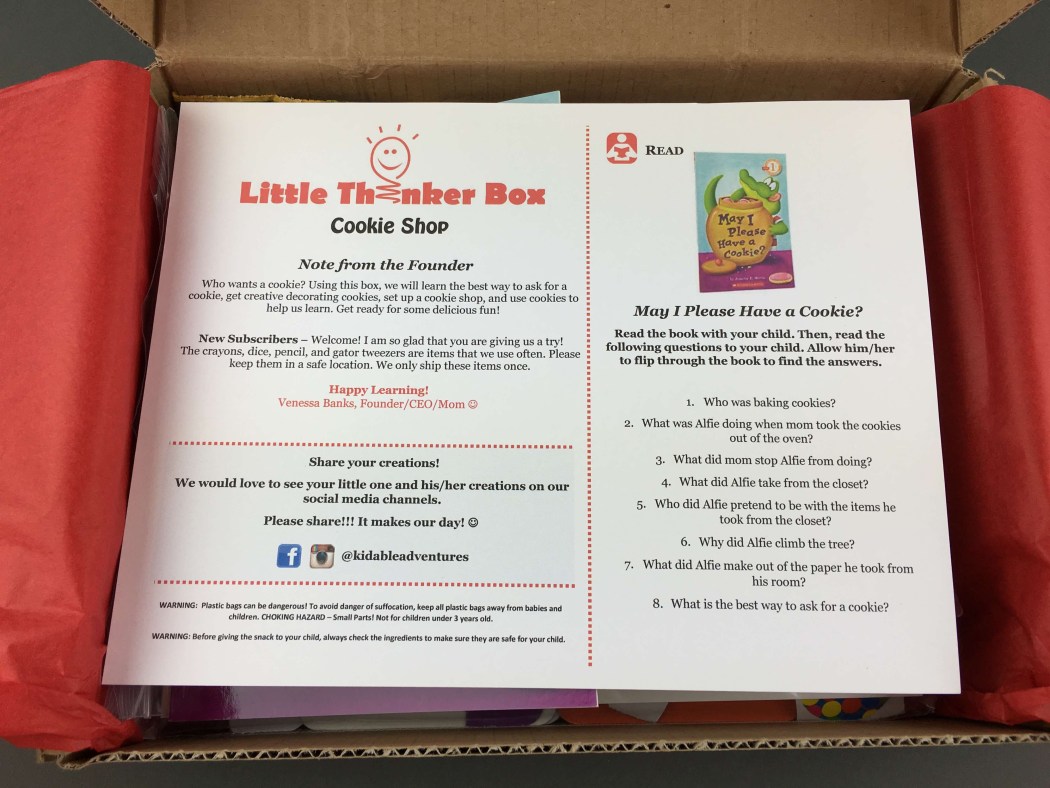 September 2016 Little Thinker Box Subscription Box Review - Hello ...