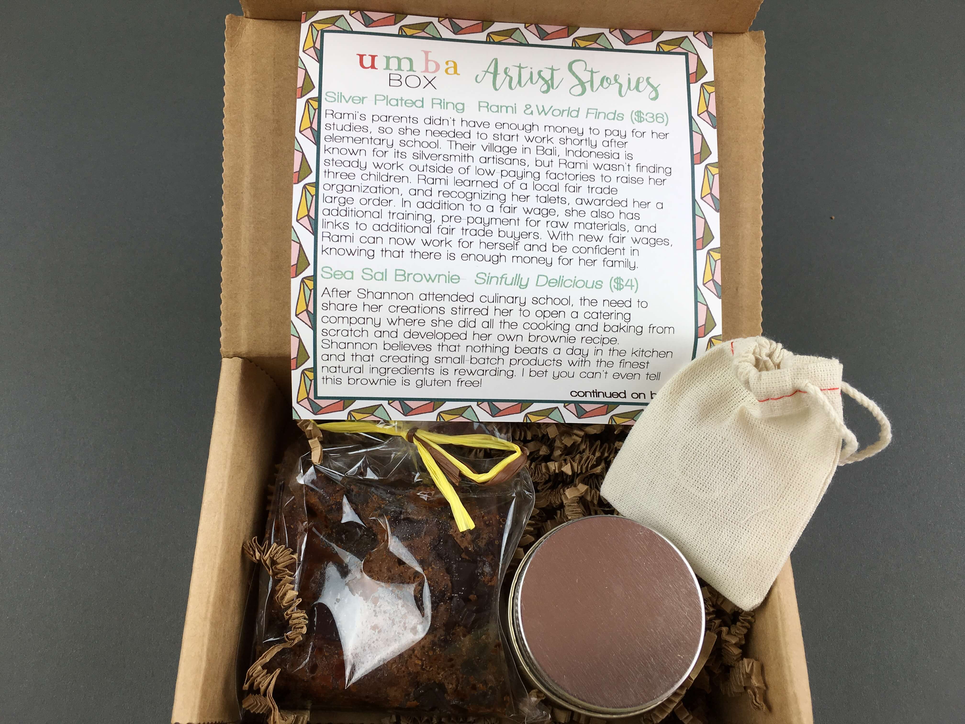 Umba Box October 2016 Subscription Box Review - Hello Subscription