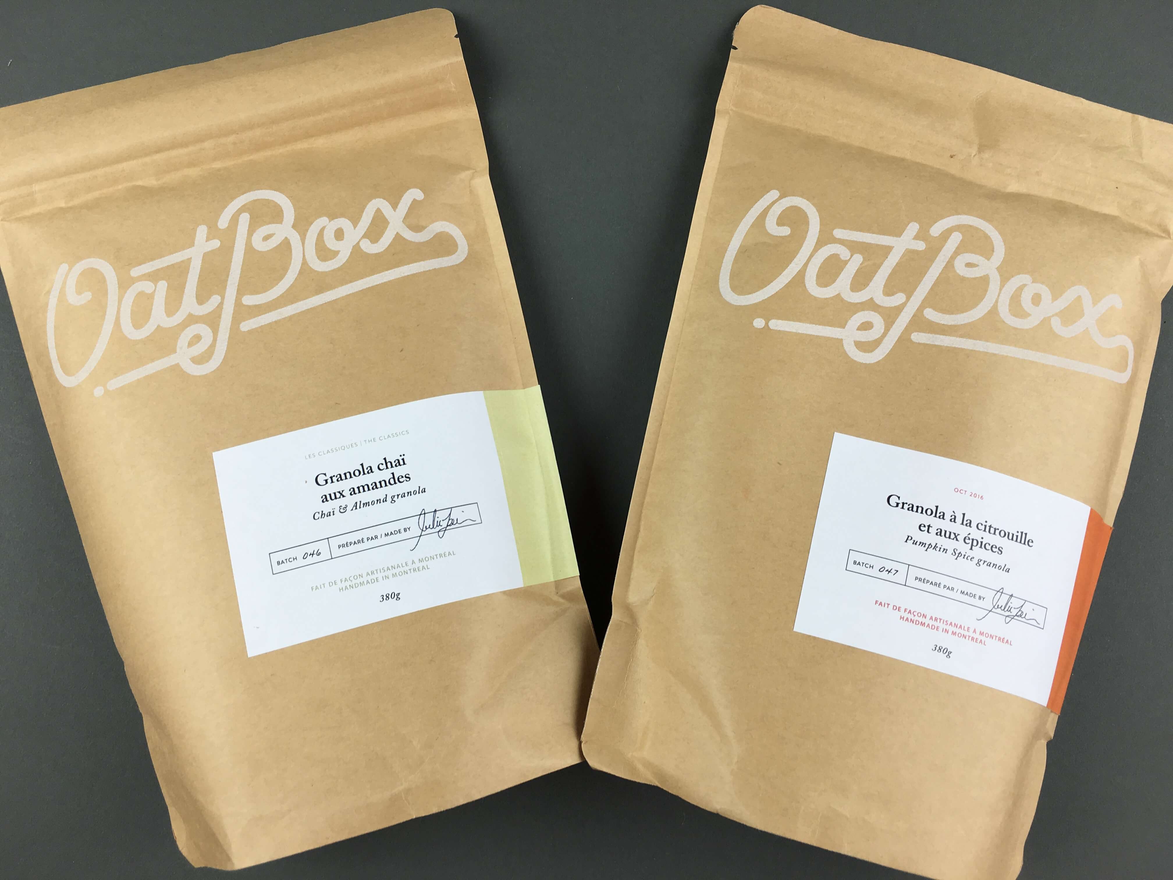 Oat Box October 2016 Subscription Box Review + Coupon - Hello Subscription