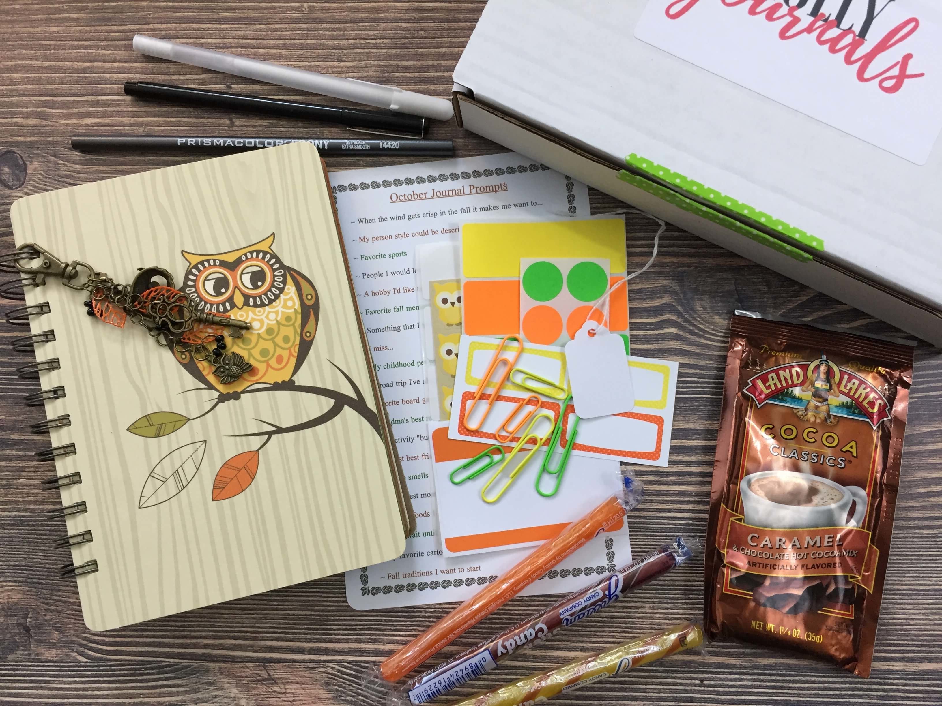 Holly Journals October 2016 Subscription Box Review + Coupon - Hello ...