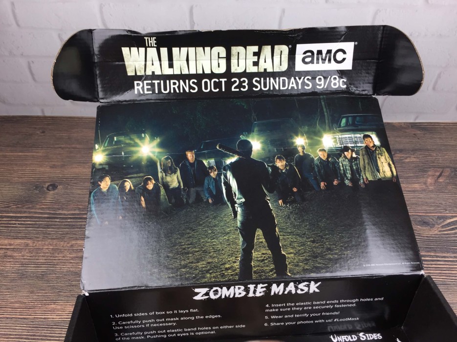 Loot Crate October 2016 Review + Coupons - HORROR - hello subscription