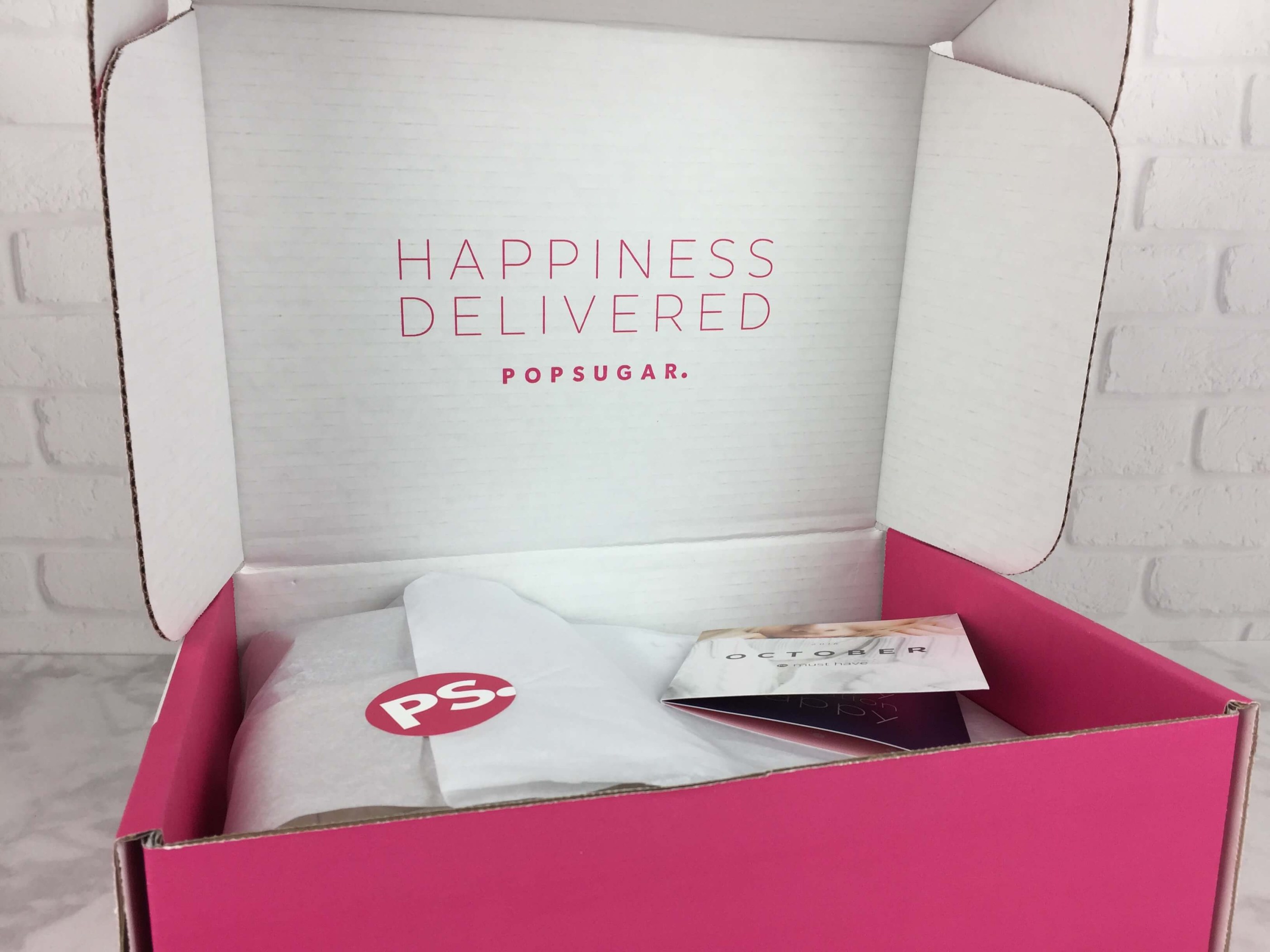 POPSUGAR Must Have Box October 2016 Review & Coupon - Hello Subscription