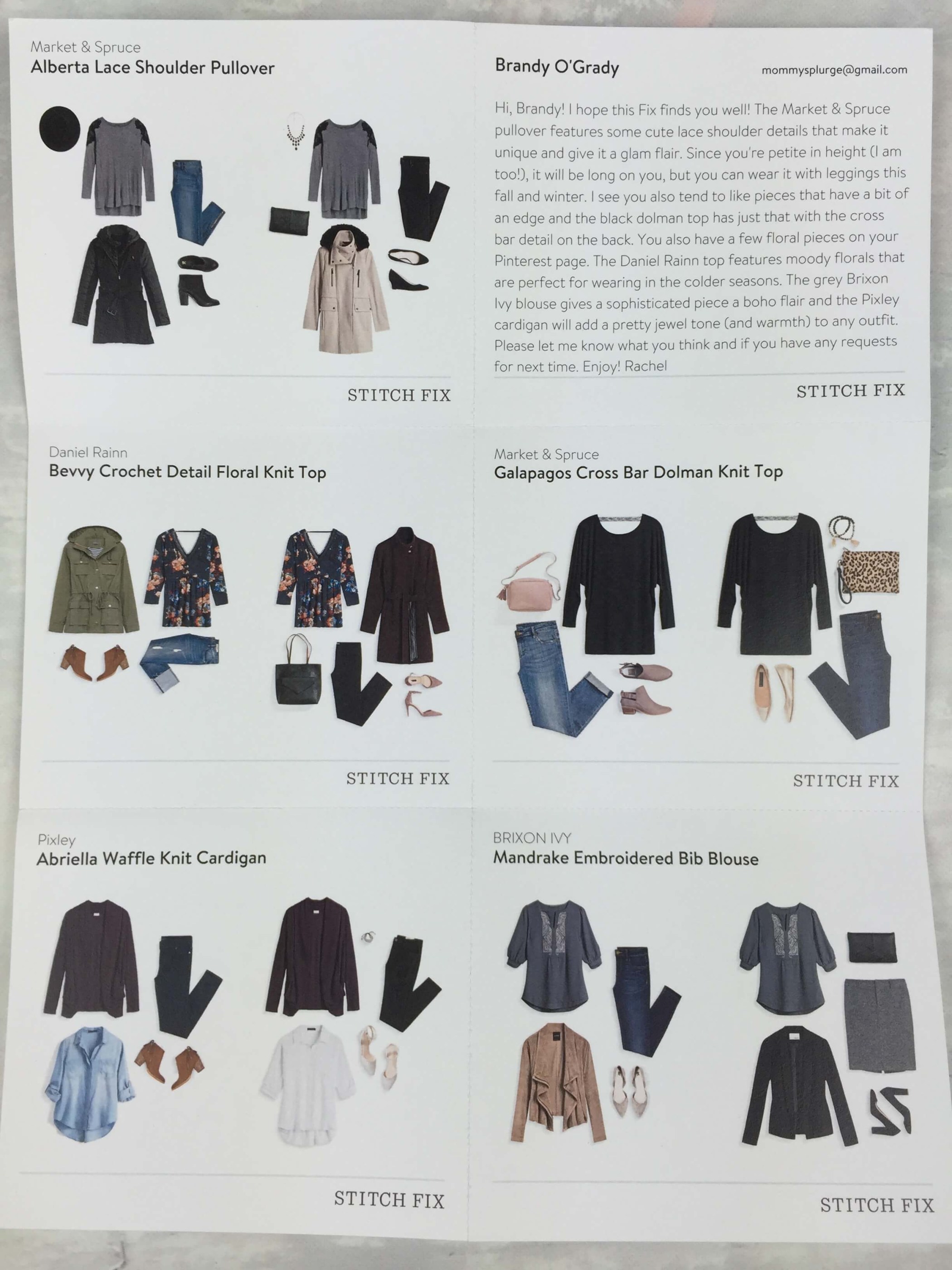 Stitch Fix November 2016 Review - Hello Subscription