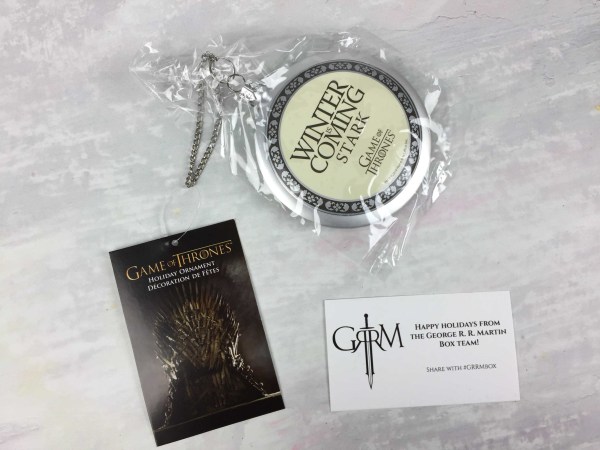 George R.R. Martin Game of Thrones Box Review - Limited Edition Box ...