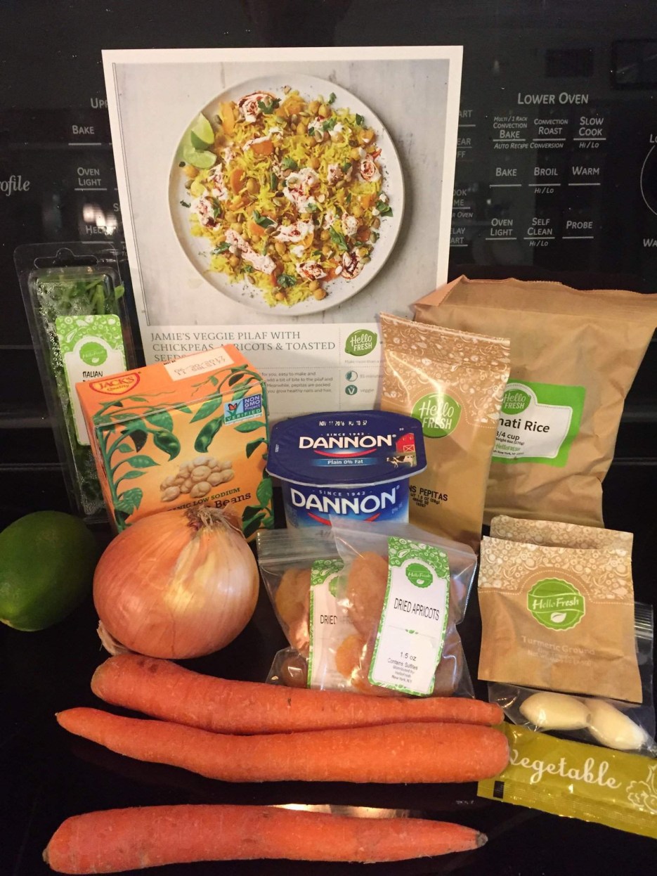 November 2016 Hello Fresh Vegetarian Subscription Box Review + Coupon ...