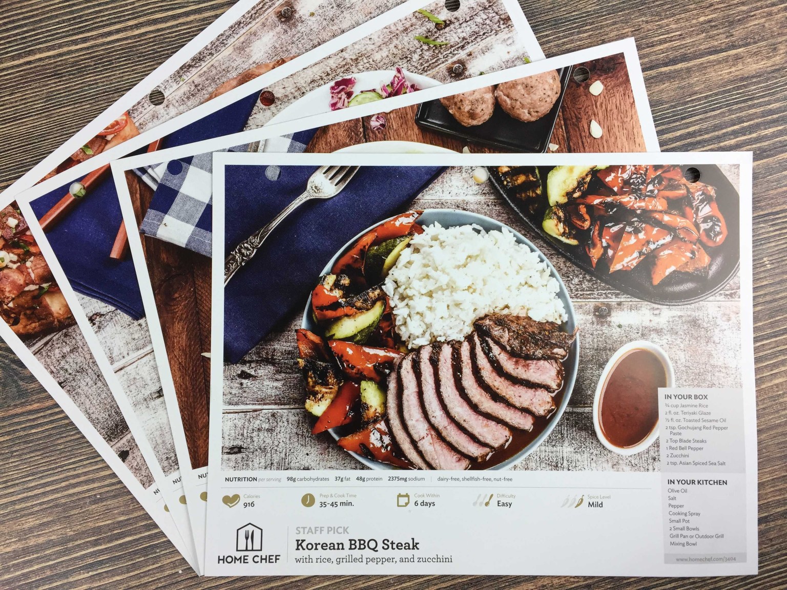 Home Chef November 2016 Review & Coupon - Hello Subscription