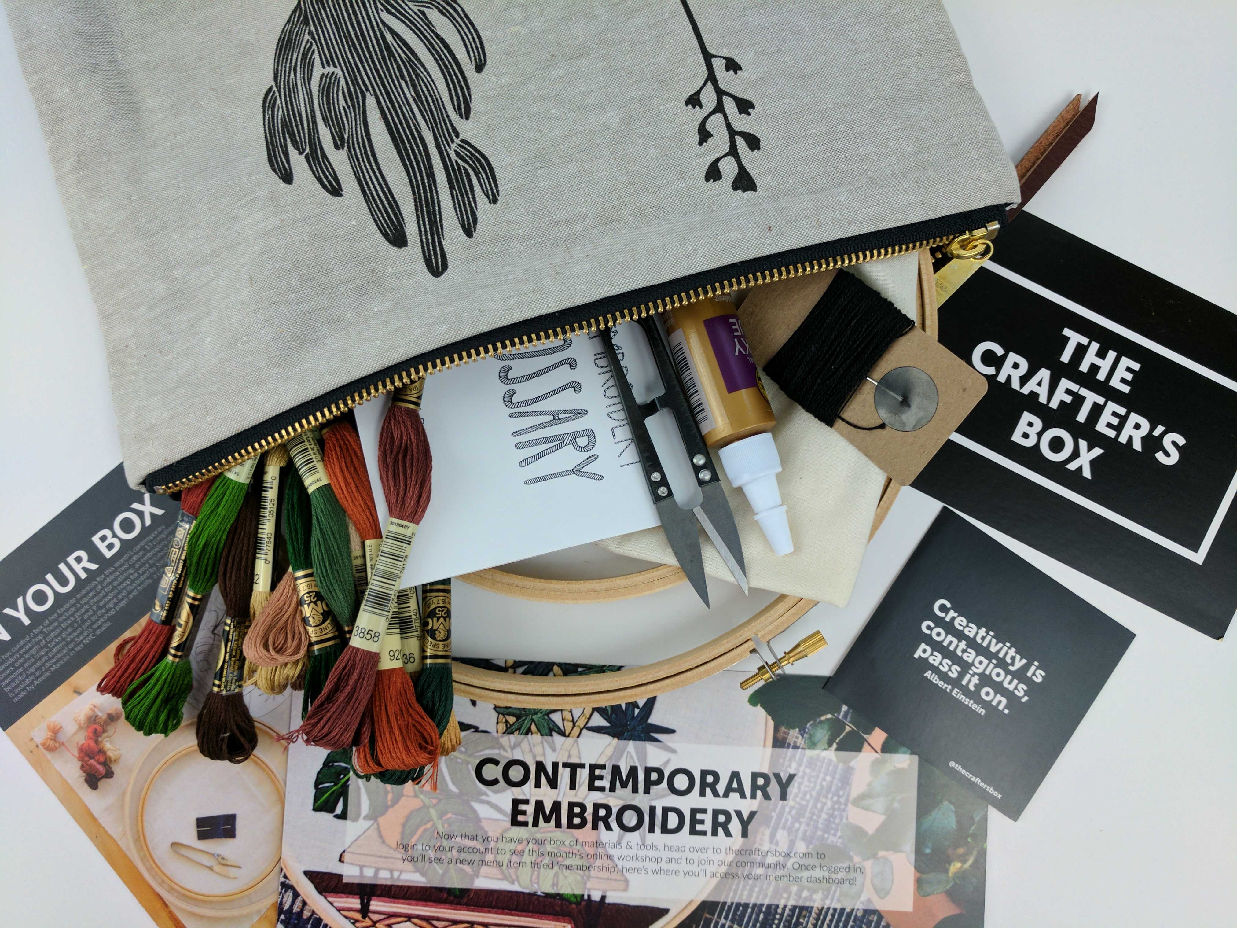 Crafter's Box Subscription Box Review - October 2016 - Hello Subscription