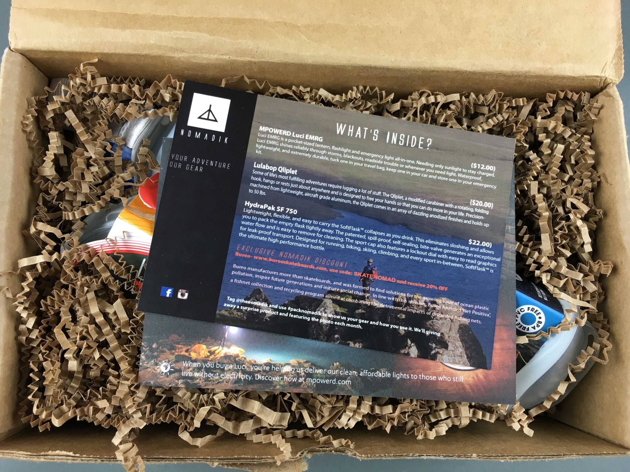 Nomadik October 2016 Subscription Box Review + Coupon - Hello Subscription