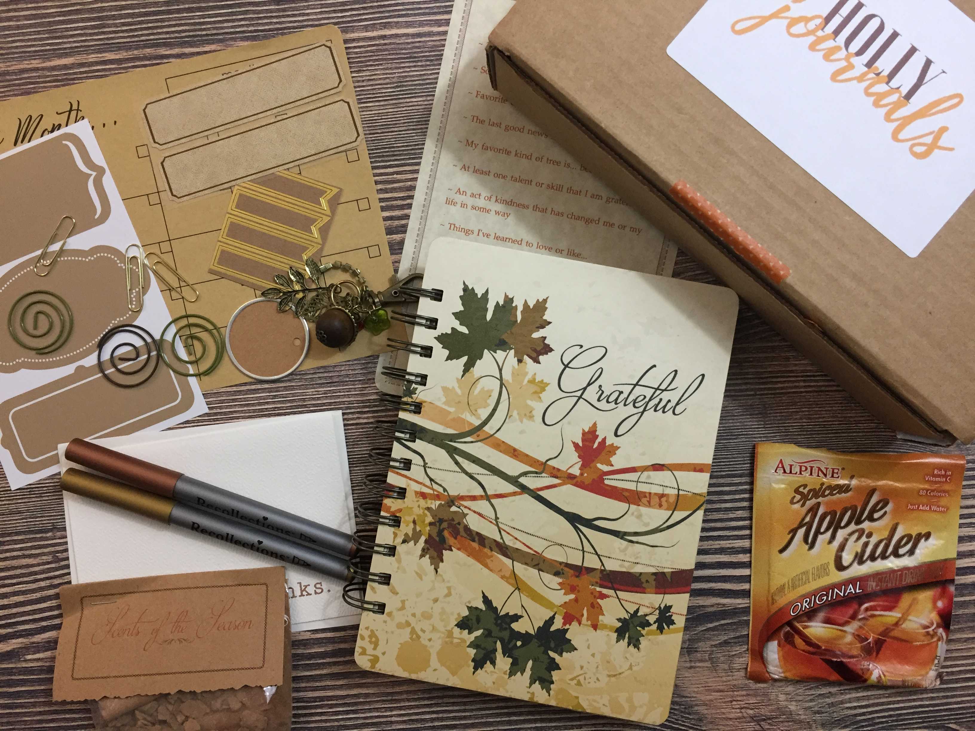 Holly Journals November 2016 Subscription Box Review + Coupon - Hello ...