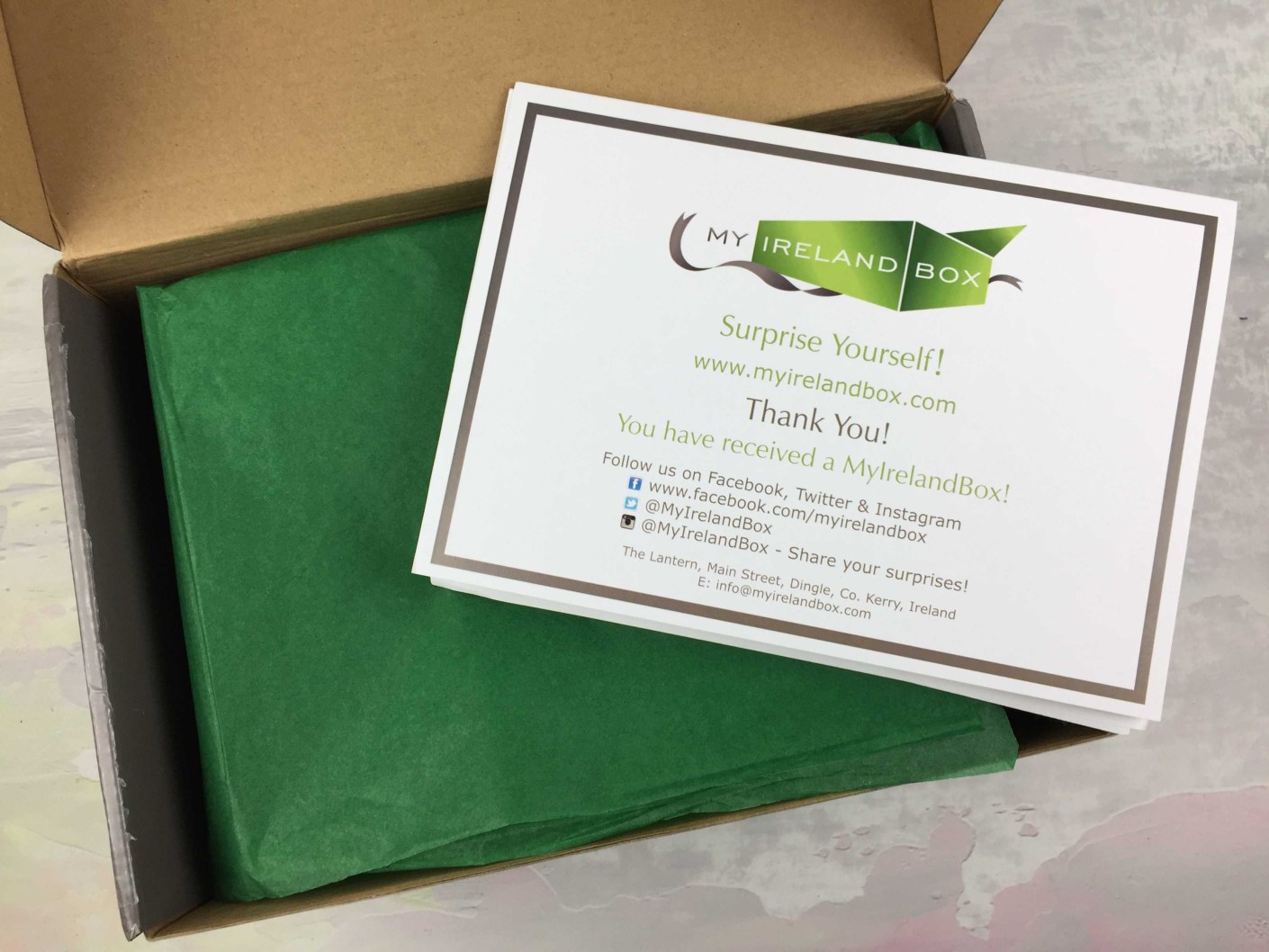 My Ireland Box November 2016 Subscription Box Review - Hello Subscription