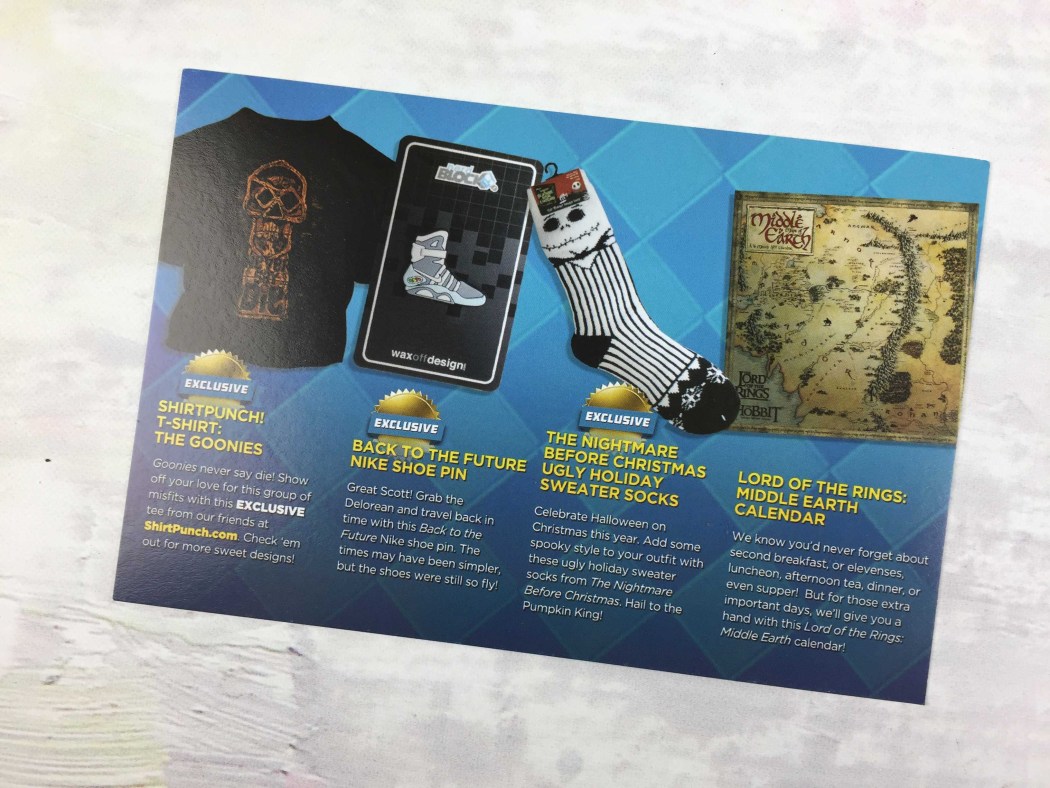 Nerd Block November 2016 Subscription Box Review + Coupon - Hello ...