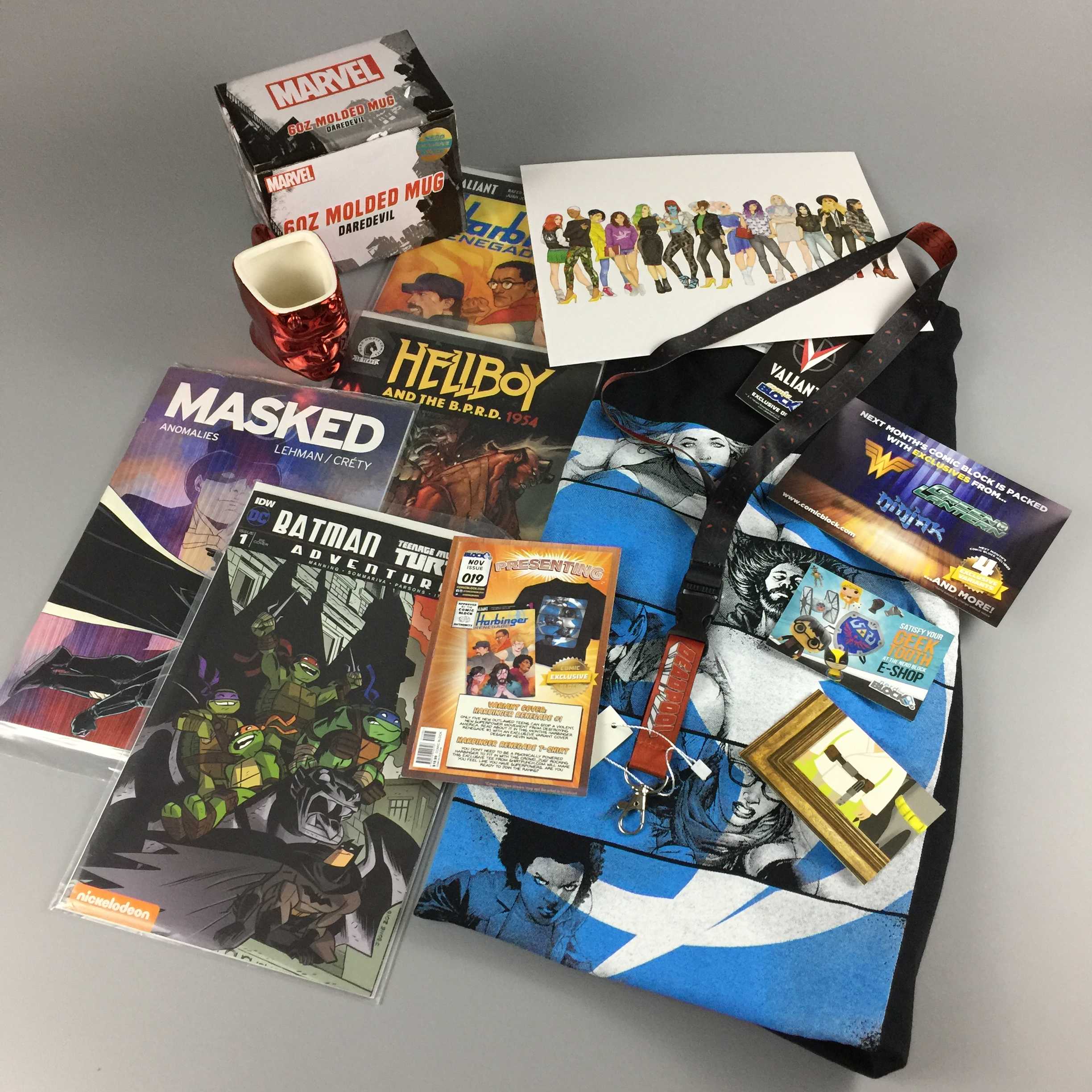 Comic Block Subscription Box Review & Coupon - December 2016 - Hello ...