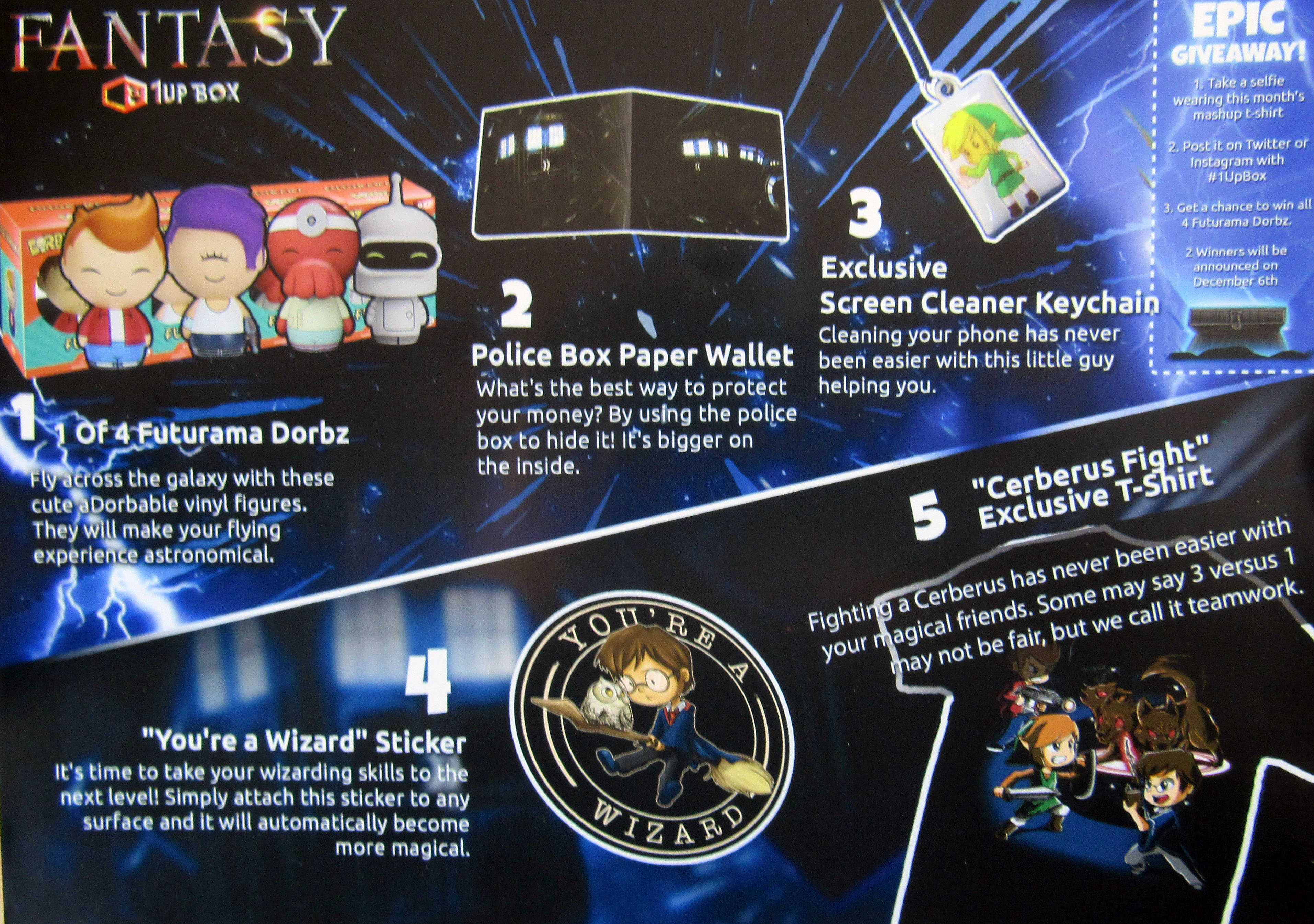 1Up Box November 2016 Subscription Box Review + Coupon - Hello Subscription