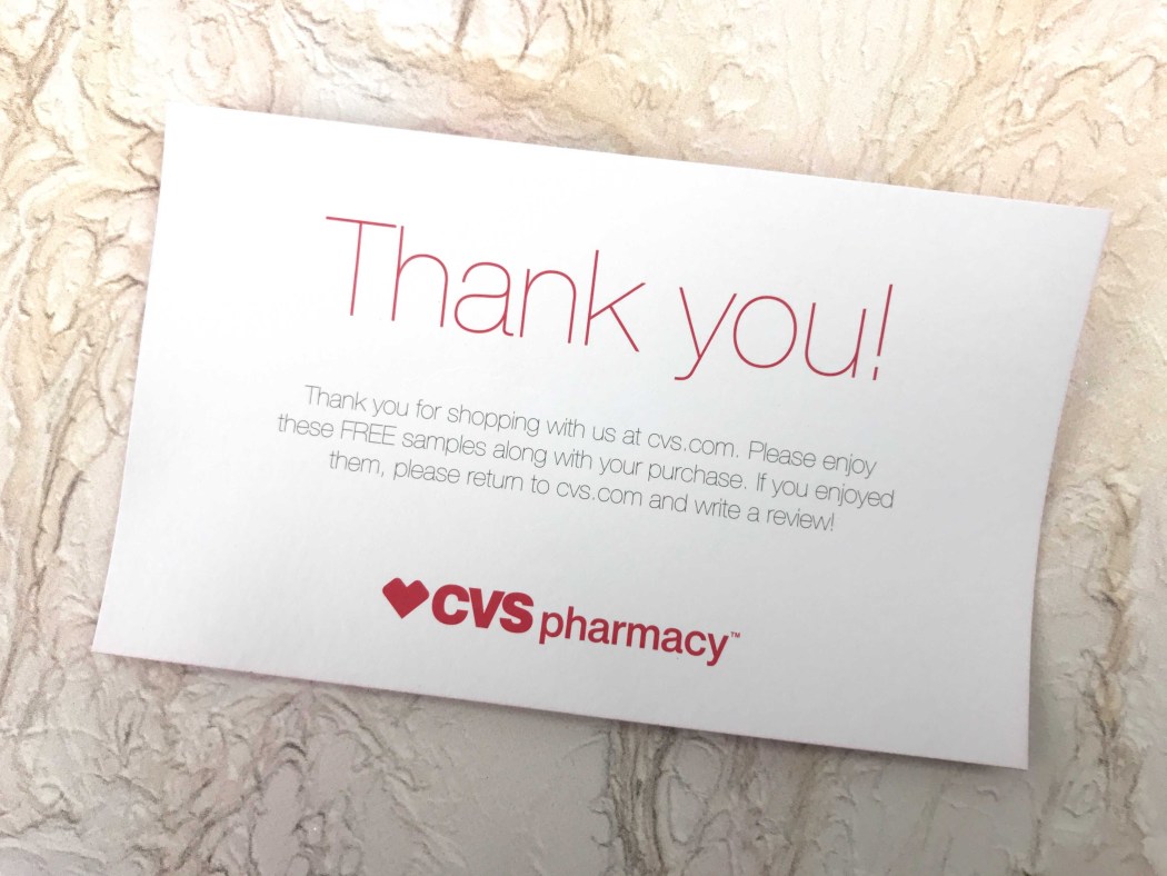 CVS Sample Pack Review - December 2016 - Hello Subscription