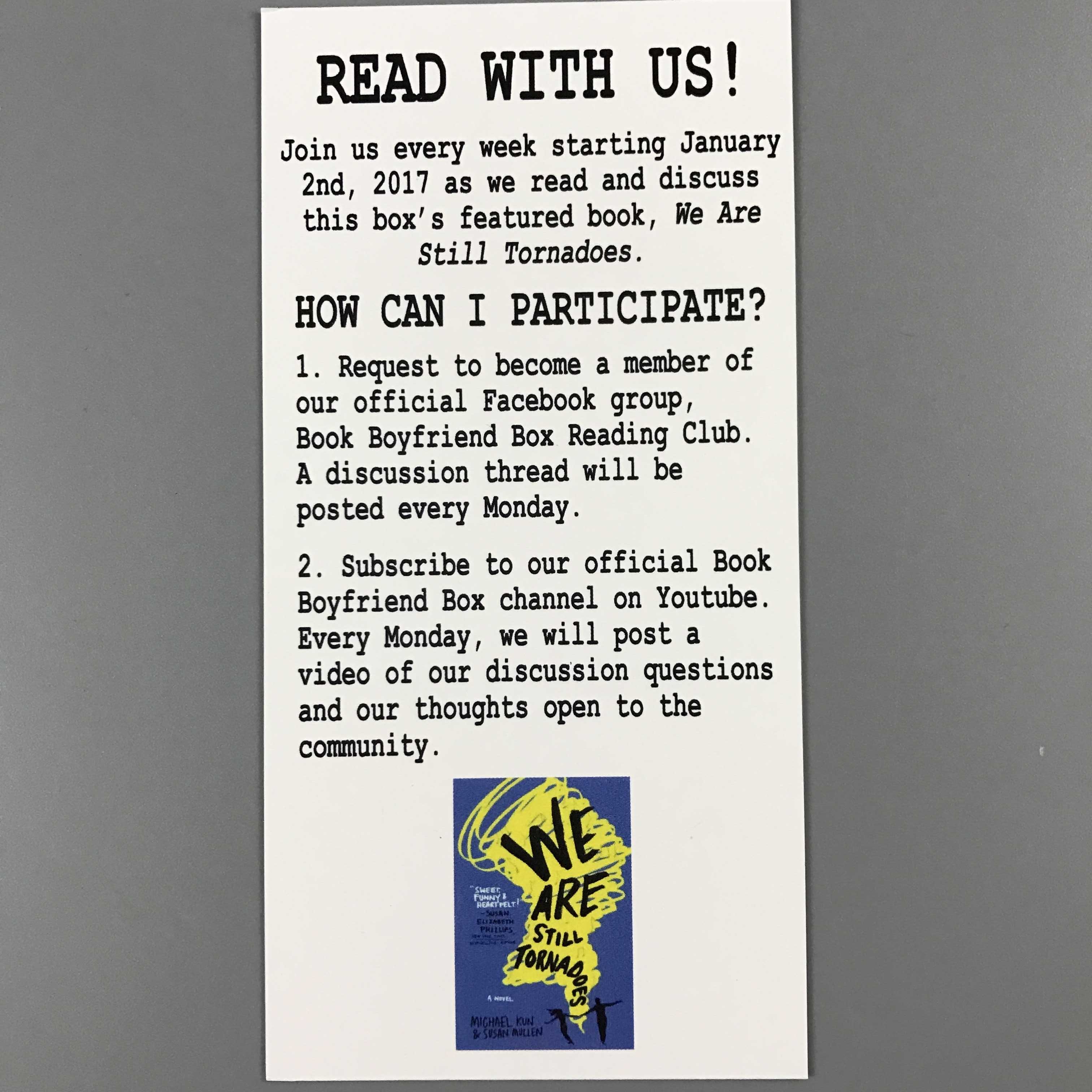 Book Boyfriend Box December 2016 Subscription Box Review + Coupon ...