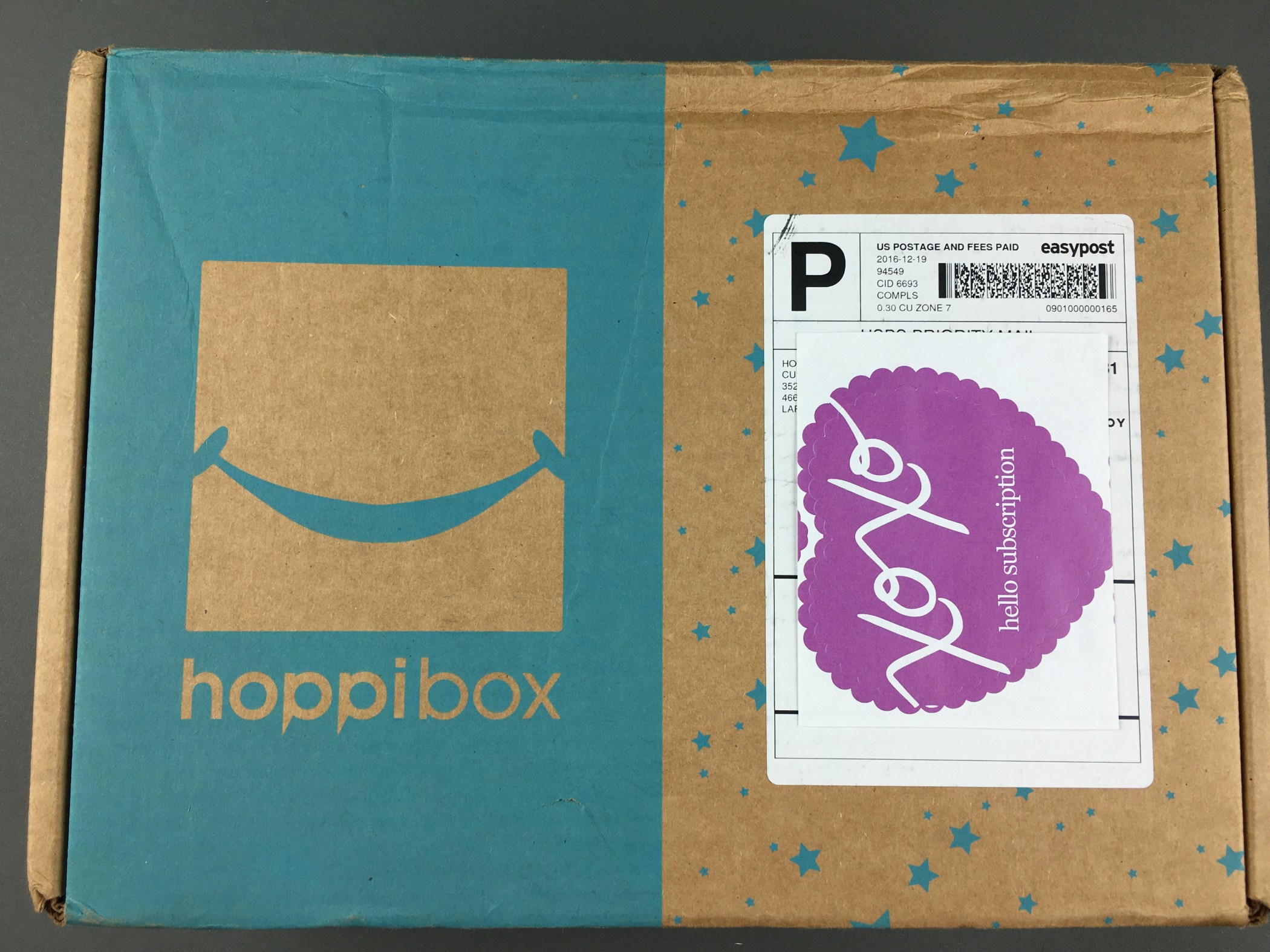 Hoppi Box December 2016 Subscription Box Review - Hello Subscription