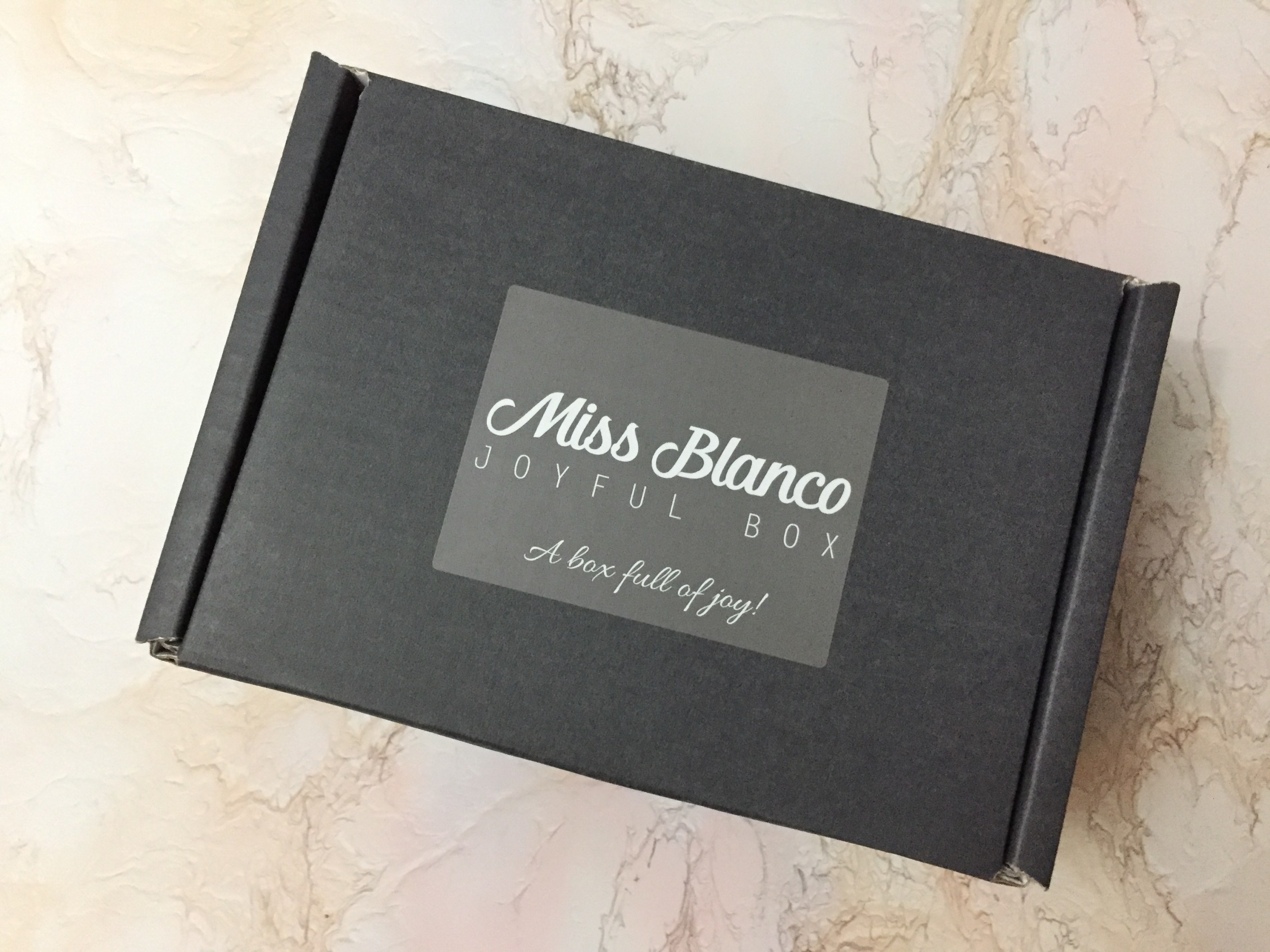 Miss Blanco Joyful Box December 2016 Subscription Box Review + Coupon ...