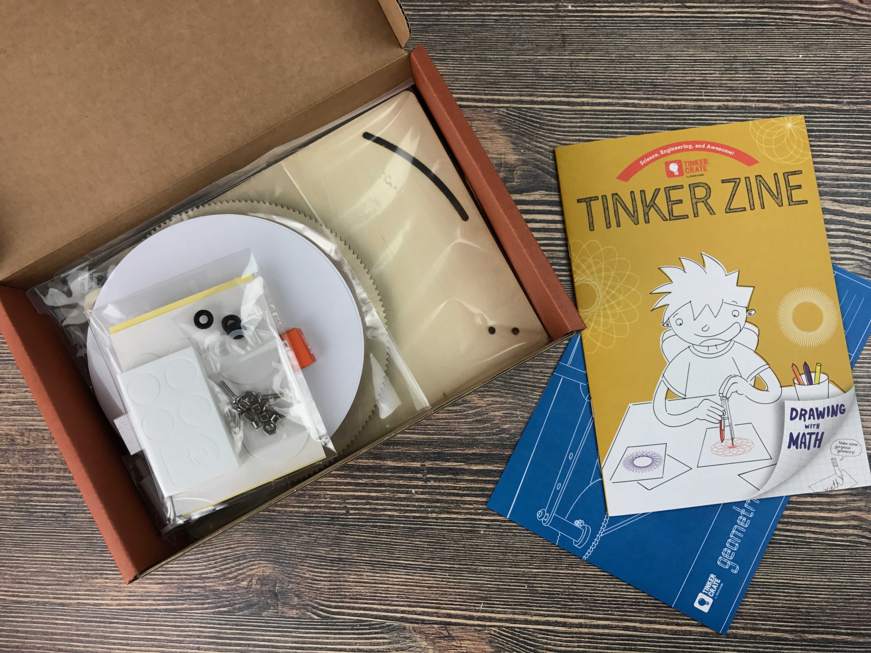 Tinker Crate Review & Coupon - DRAWING MACHINE! - Hello Subscription