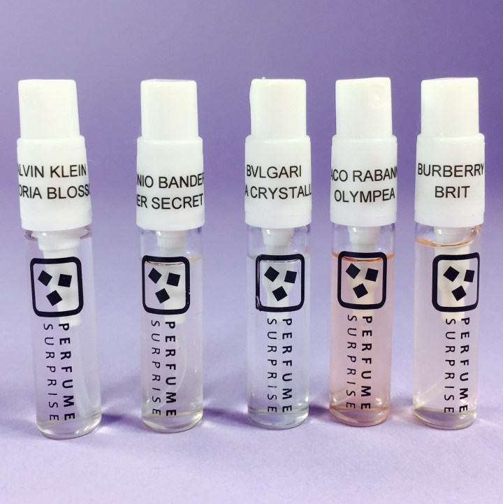 Perfume Surprise November 2016 Subscription Box Review + Coupon ...