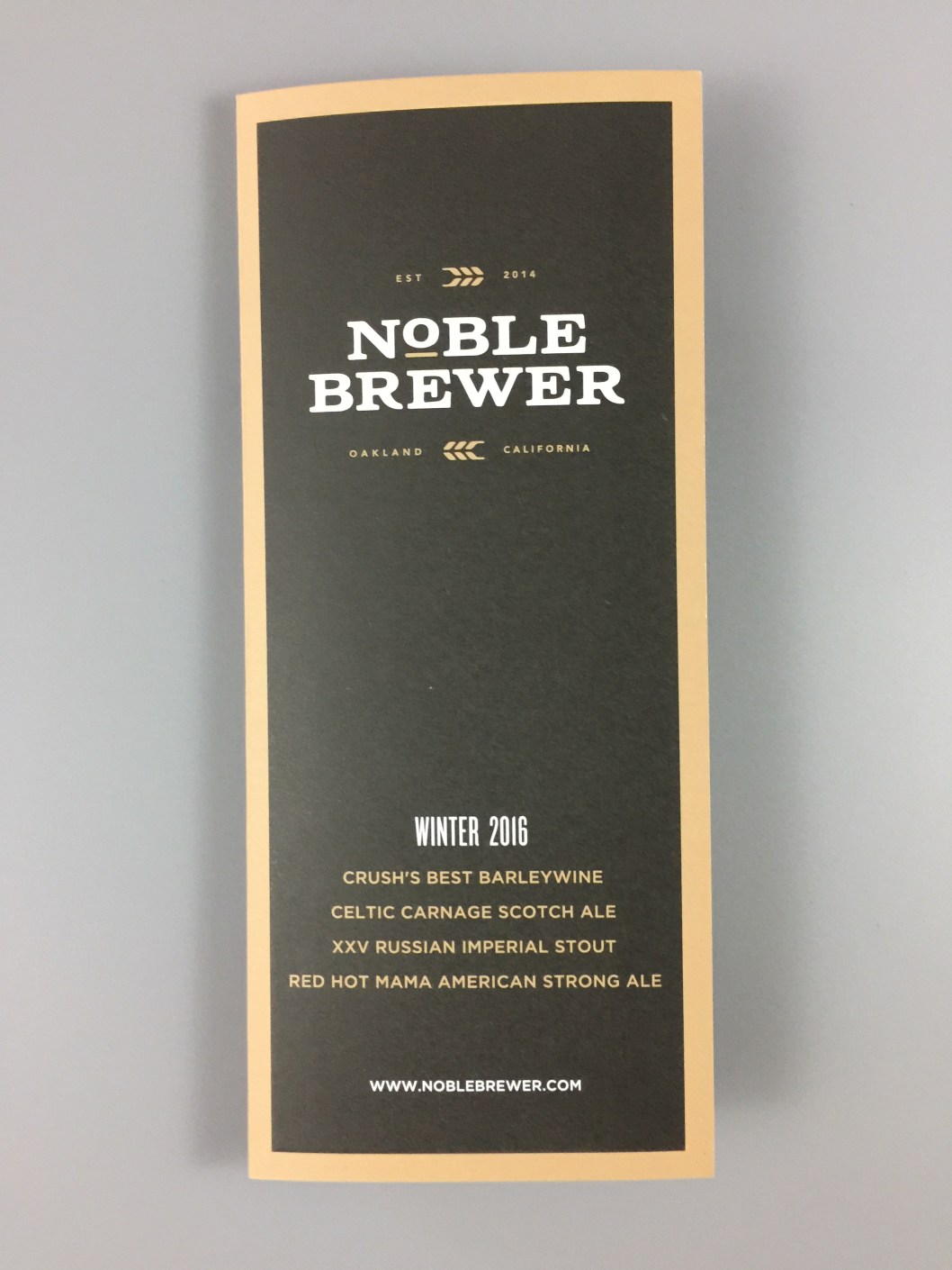 Noble Brewer Subscription Box Review + Coupon - Winter 2016 - Hello ...