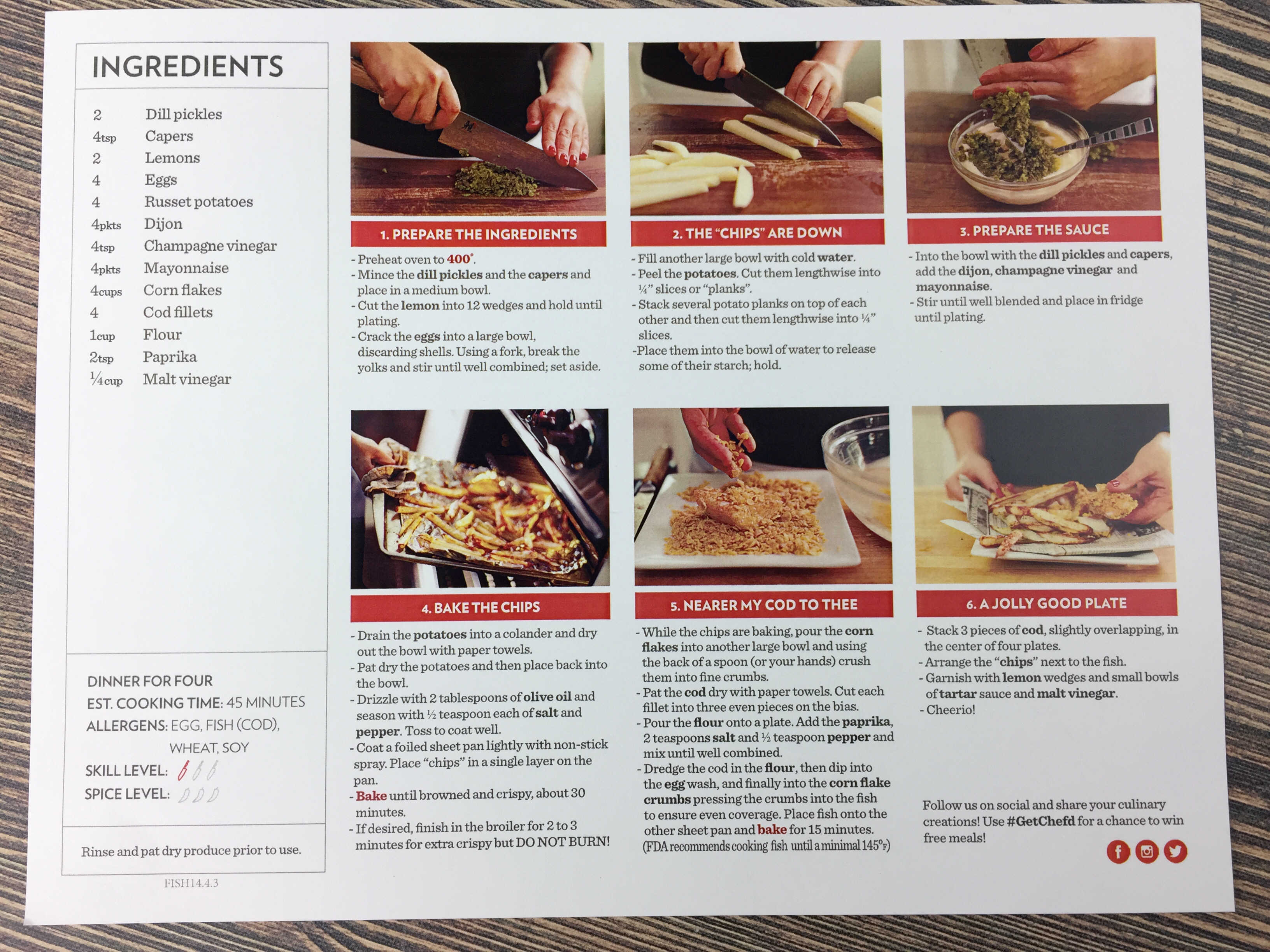 Chef’d Box Review + Coupon - January 2017 - Hello Subscription