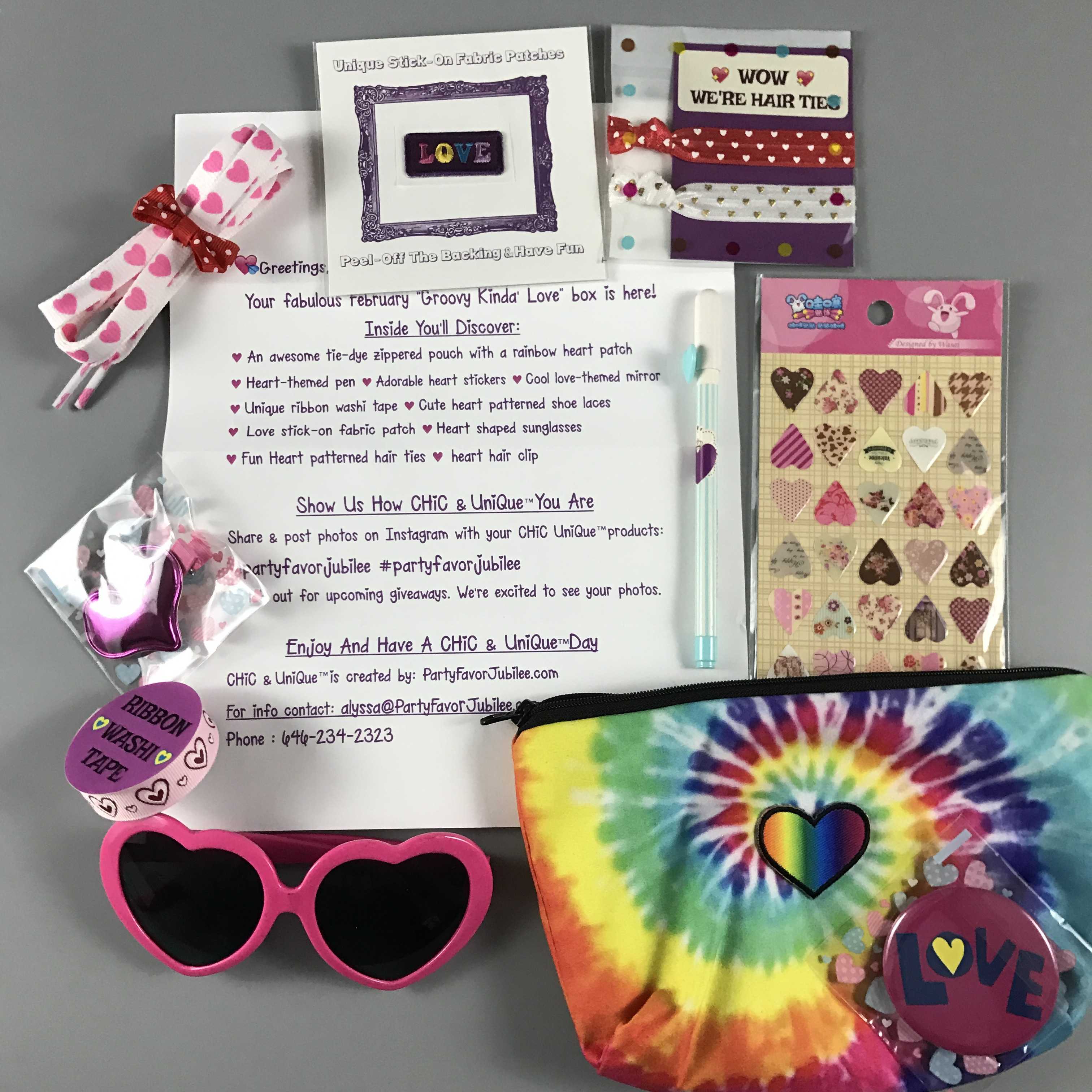 Chic & Unique February 2017 Subscription Box Review - Hello Subscription