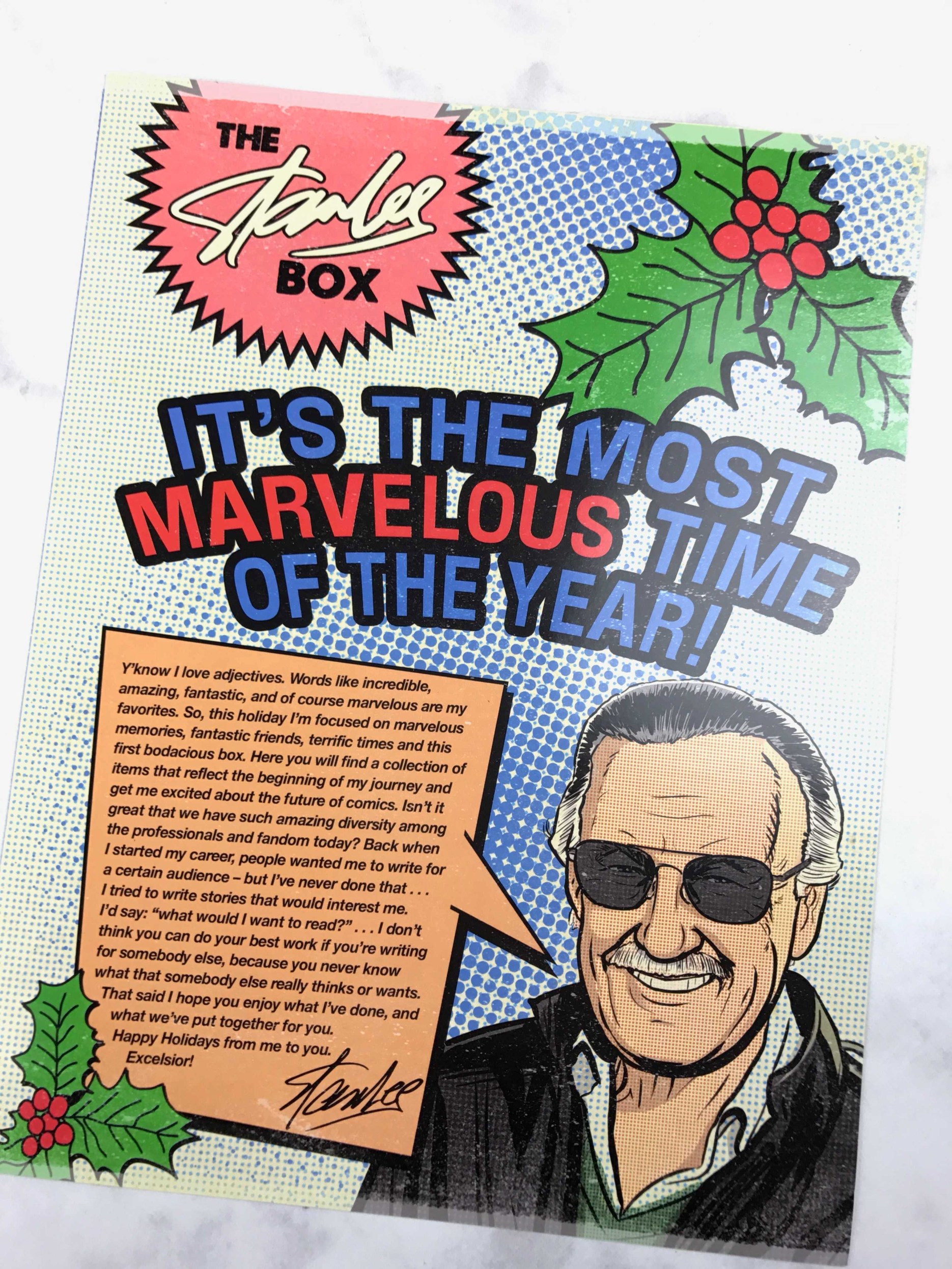 The Stan Lee Box December 2016 Subscription Box Review - Hello Subscription