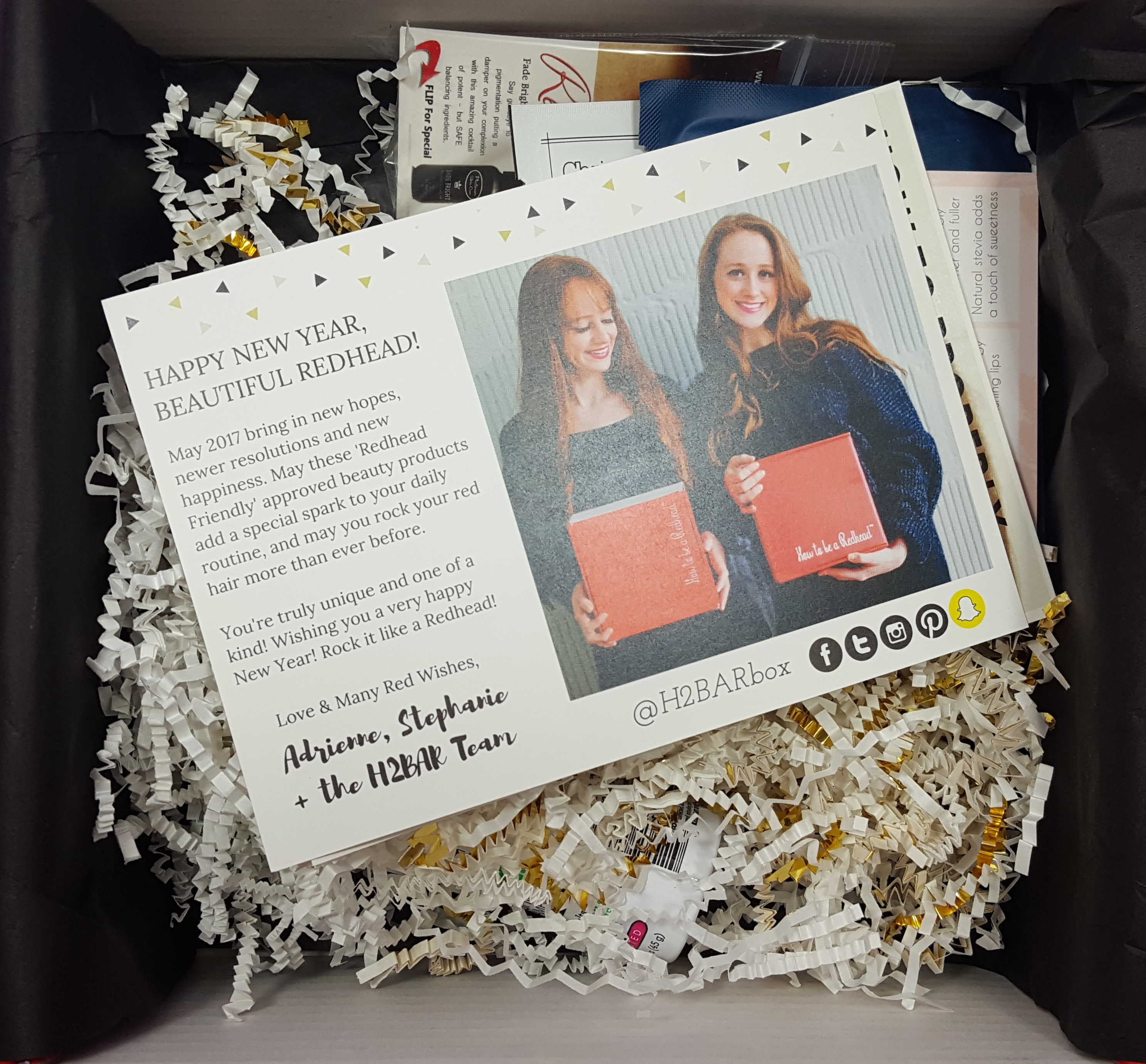 How To Be A Redhead Subscription Box Review - January 2017 - Hello ...