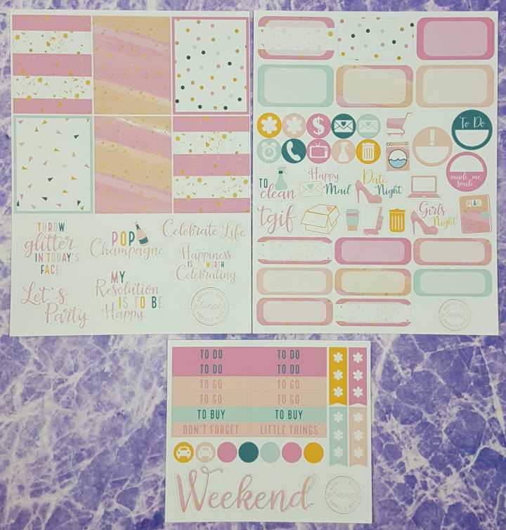 The Planner Addict Box January 2017 Subscription Box Review - hello ...