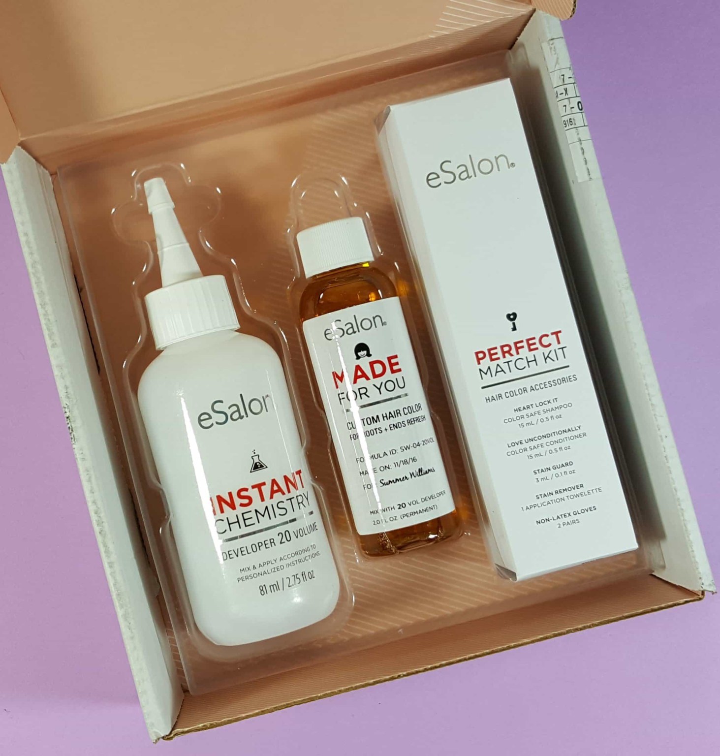 eSalon Custom Color Subscription Box Review & Coupon - January 2017 ...